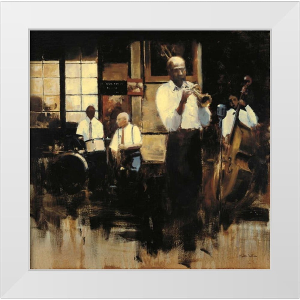 Sullivan, Myles 20x20 White Modern Wood Framed Museum Art Print Titled ...