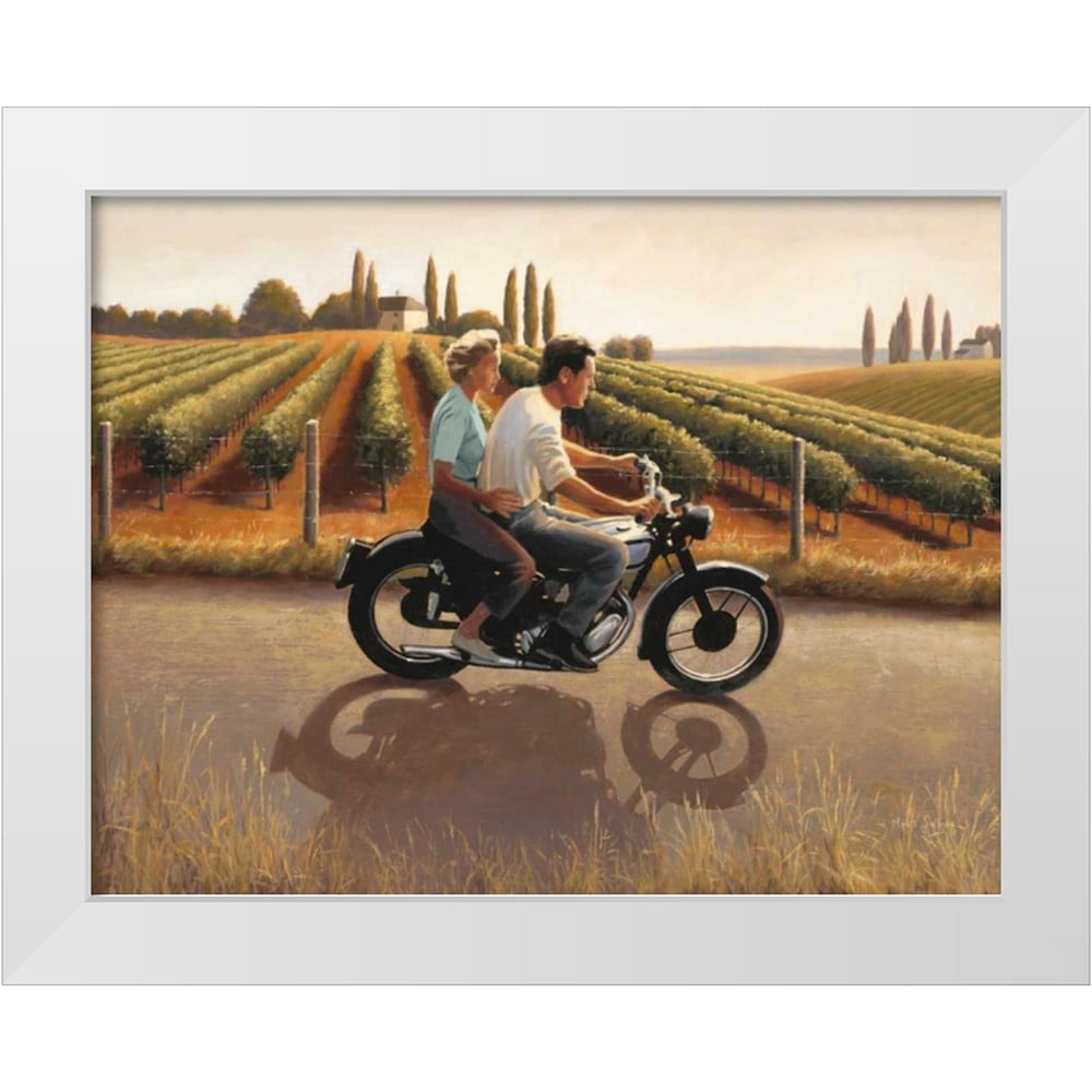 Sullivan, Myles 24x19 White Modern Wood Framed Museum Art Print Titled ...