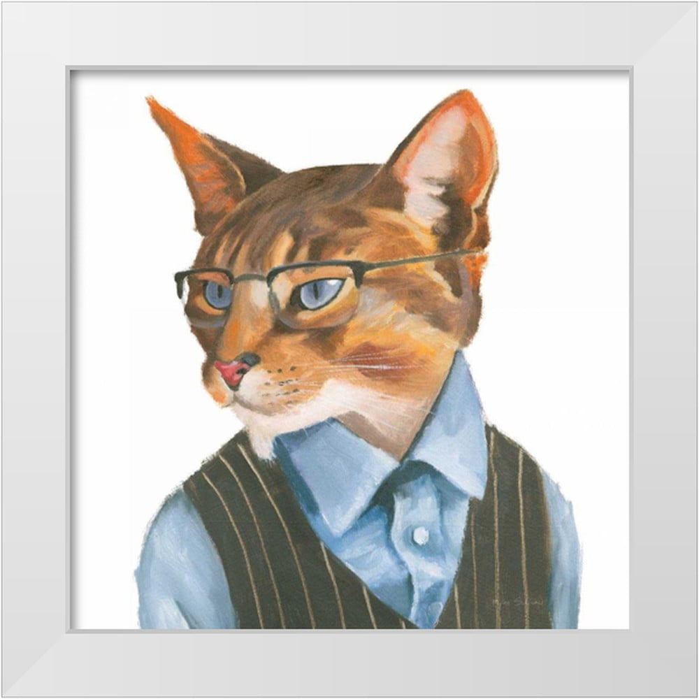 Sullivan, Myles 26x26 White Modern Wood Framed Museum Art Print Titled ...