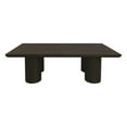 Sullivan Solid Wood Rectangular Coffee Table in Dark Brown Finish ...