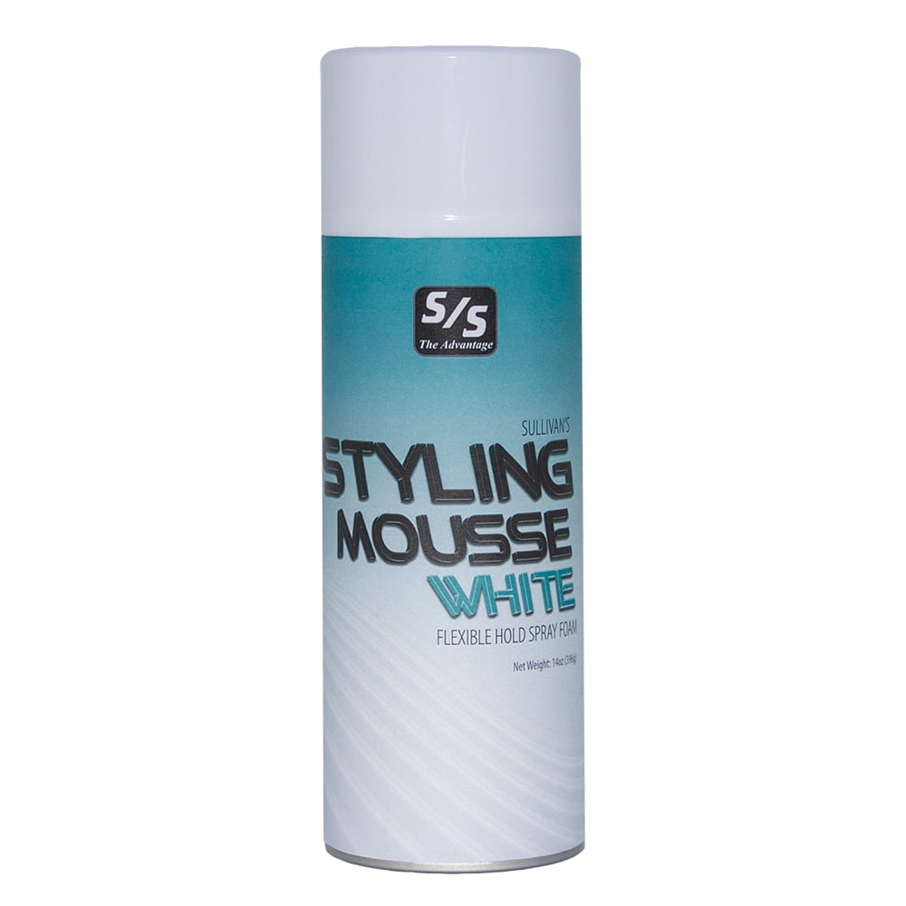 Sullivan Supply (C)White Spray Foam Styling Mousse(12) 14OZ - Walmart.com