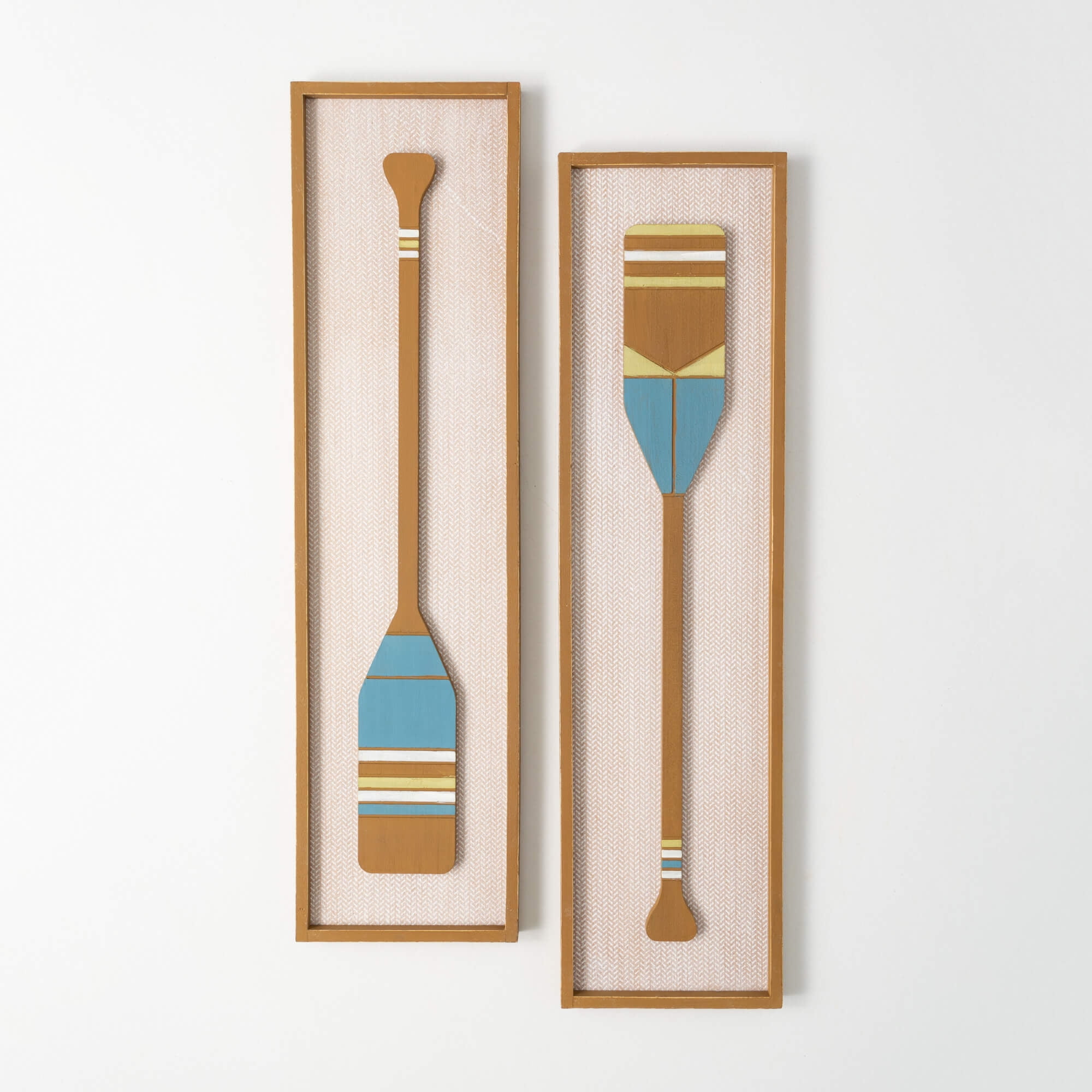 Sullivans 32" Wood Paddle Wall Decor Set of 2 - Walmart.com