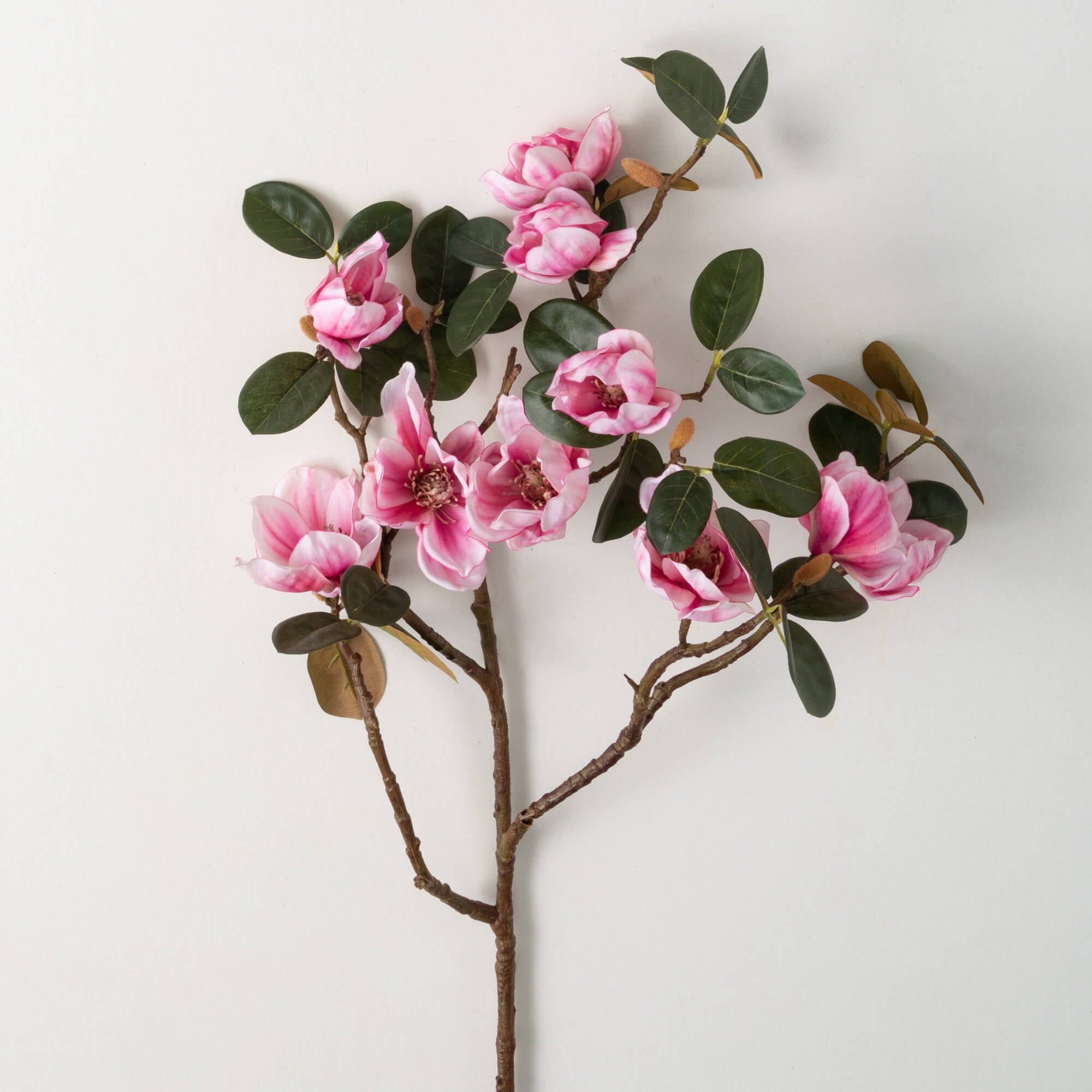 Sullivans 40 Inch Artificial Pink Magnolia Stem - Large Floral Branch ...