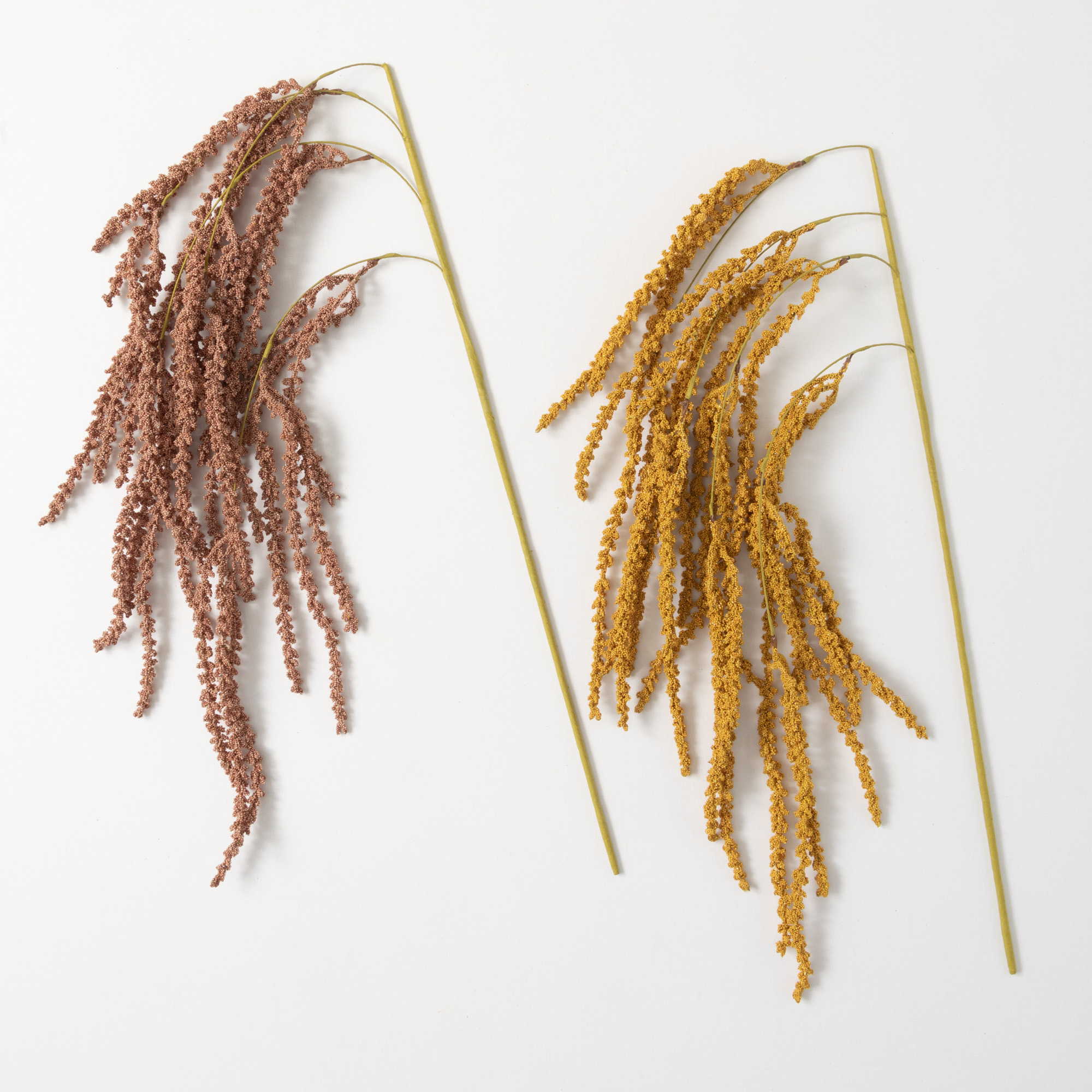 Sullivans Artificial Amaranthus Stem Brown and Gold 27"H Set of 2 ...