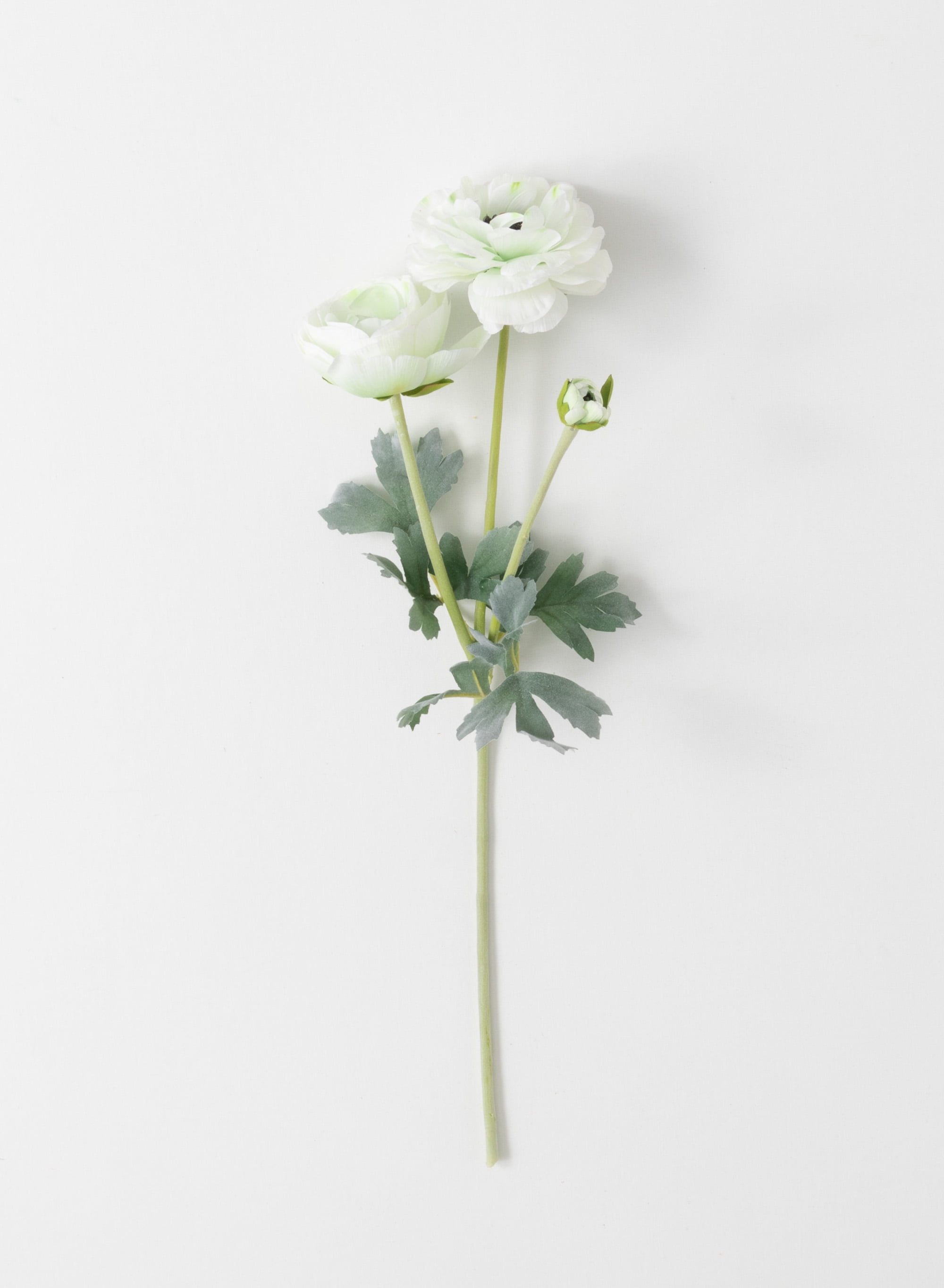 Sullivans Artificial Garden Ranunculus Stem 21.5"H White Flower ...