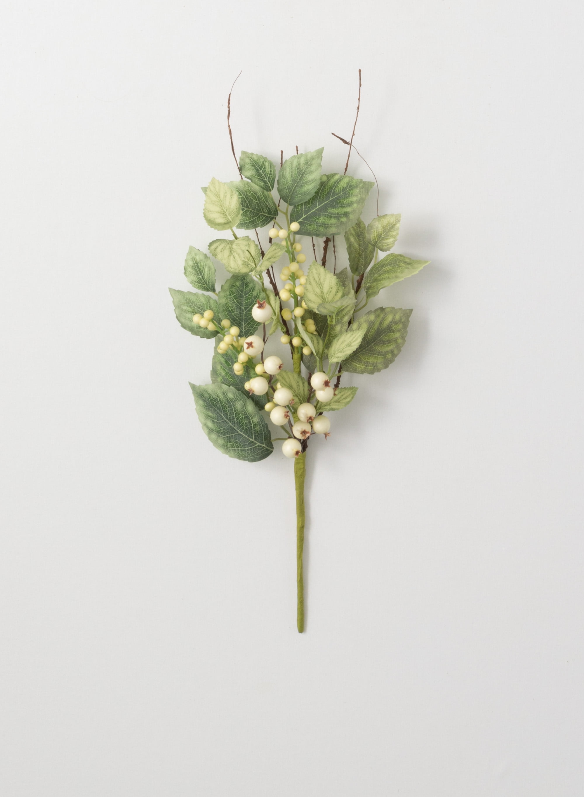 Sullivans Artificial Leaf Berry Stem 22"H Green - Walmart.com