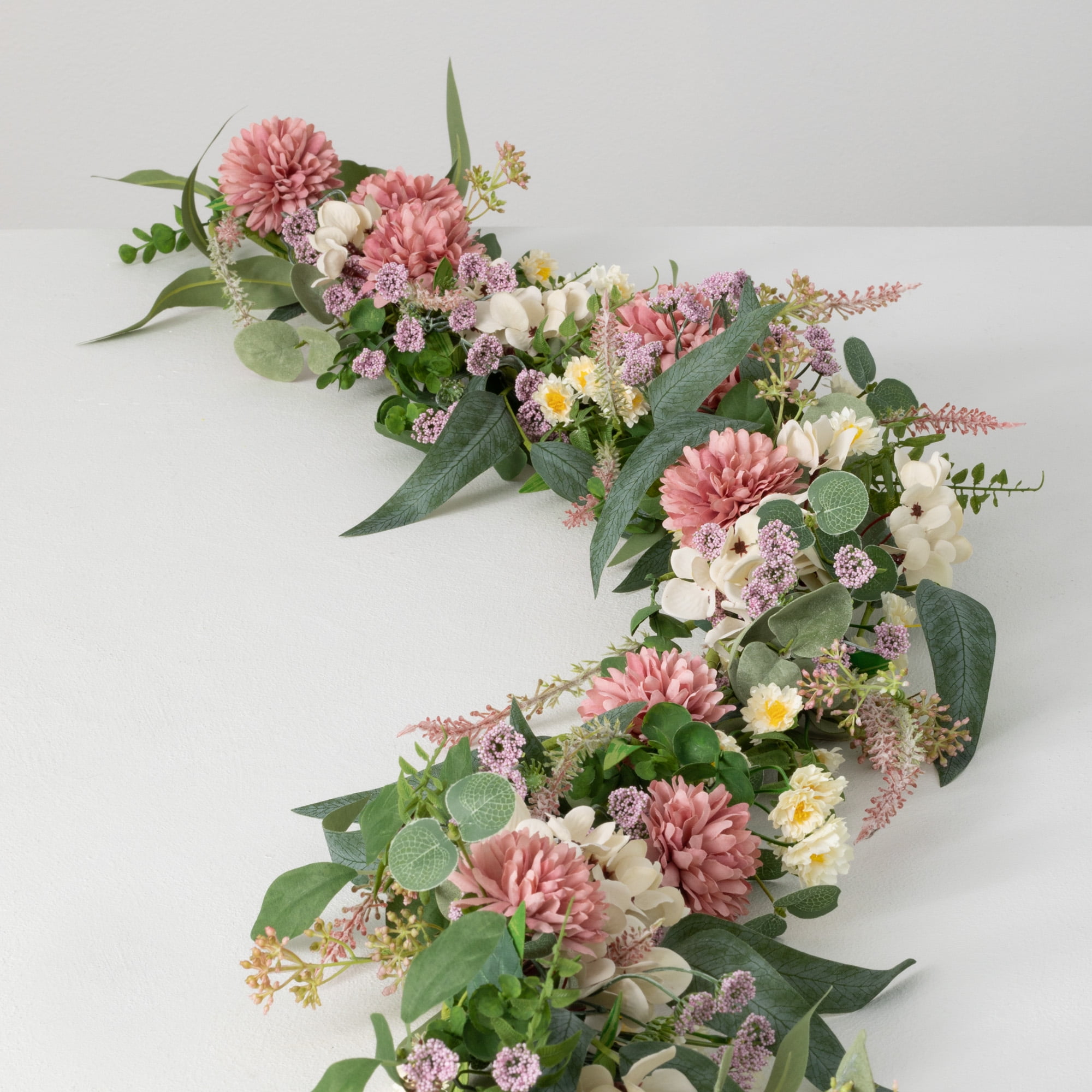 Sullivans Artificial Mixed Floral Garland 62"L Multicolored - Walmart ...