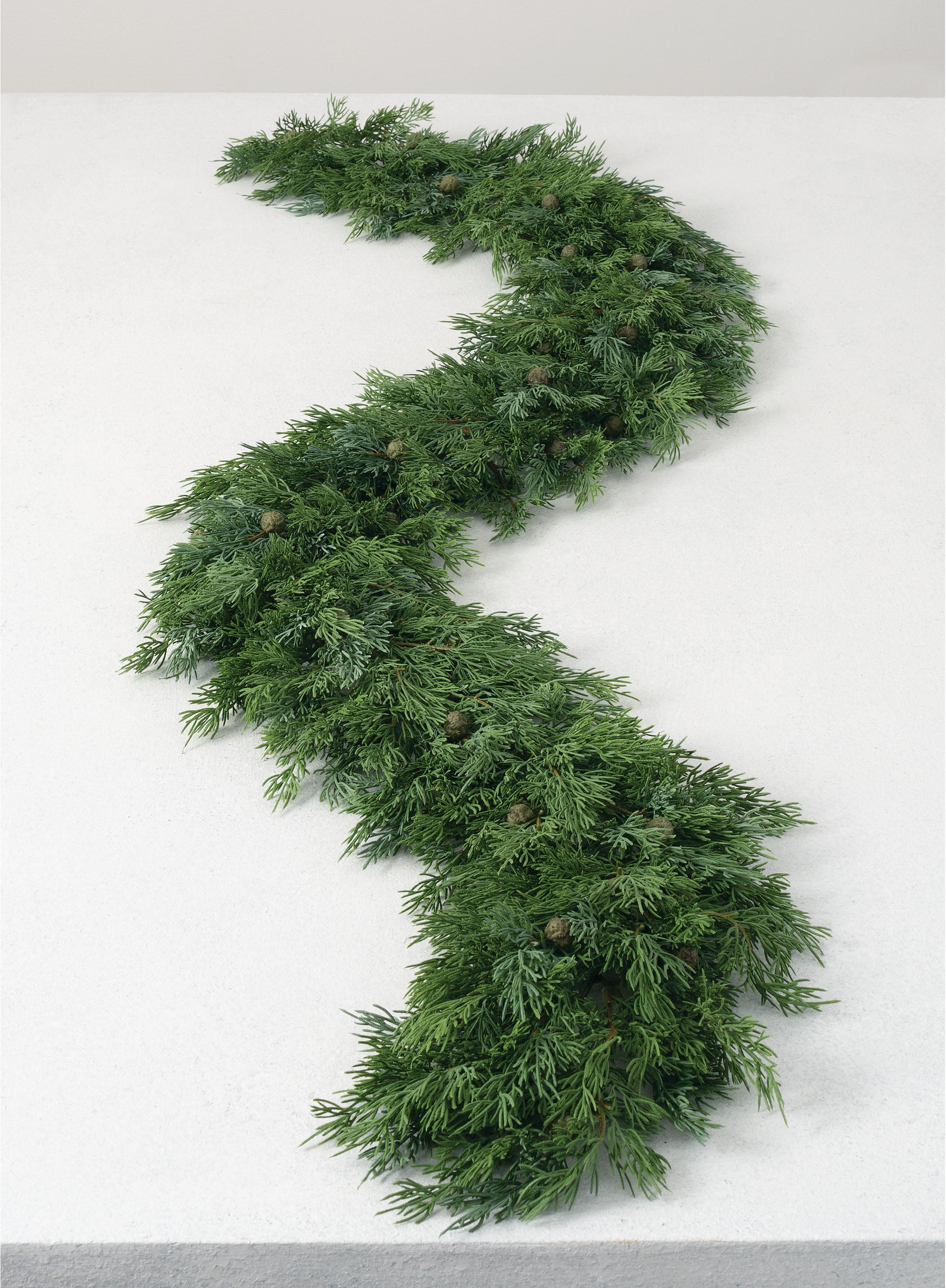 Sullivans Artificial Soft Touch Cedar Garland 80"L Green - Walmart.com
