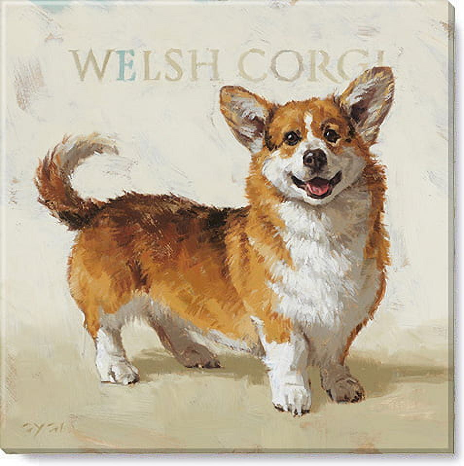 Sullivans Darren Gygi Welsh Corgi Canvas, Museum Quality Giclee Print ...