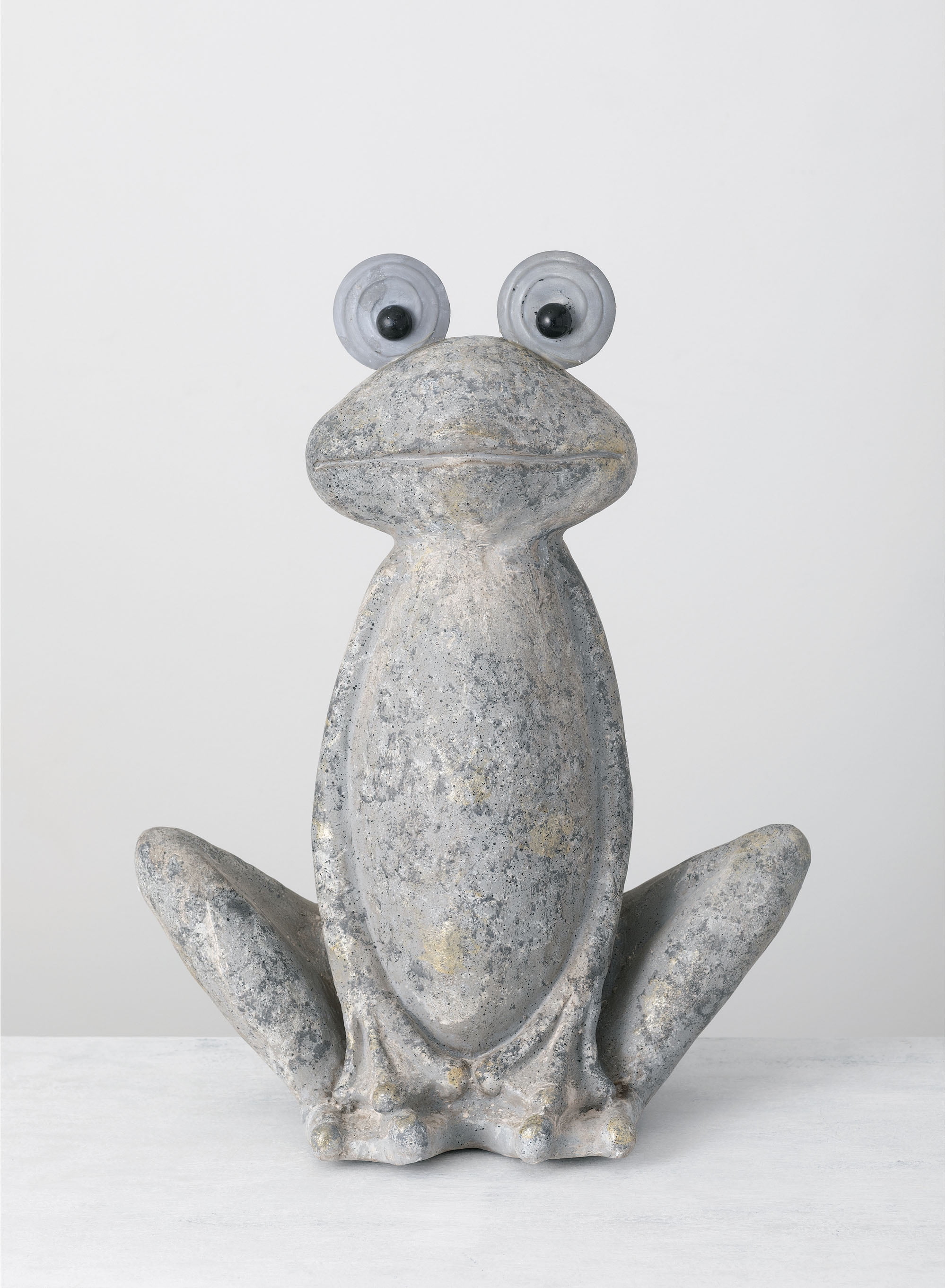 Sullivans Decorative Frog Figurine 20 Inch Gray Garden Statue Yard ...