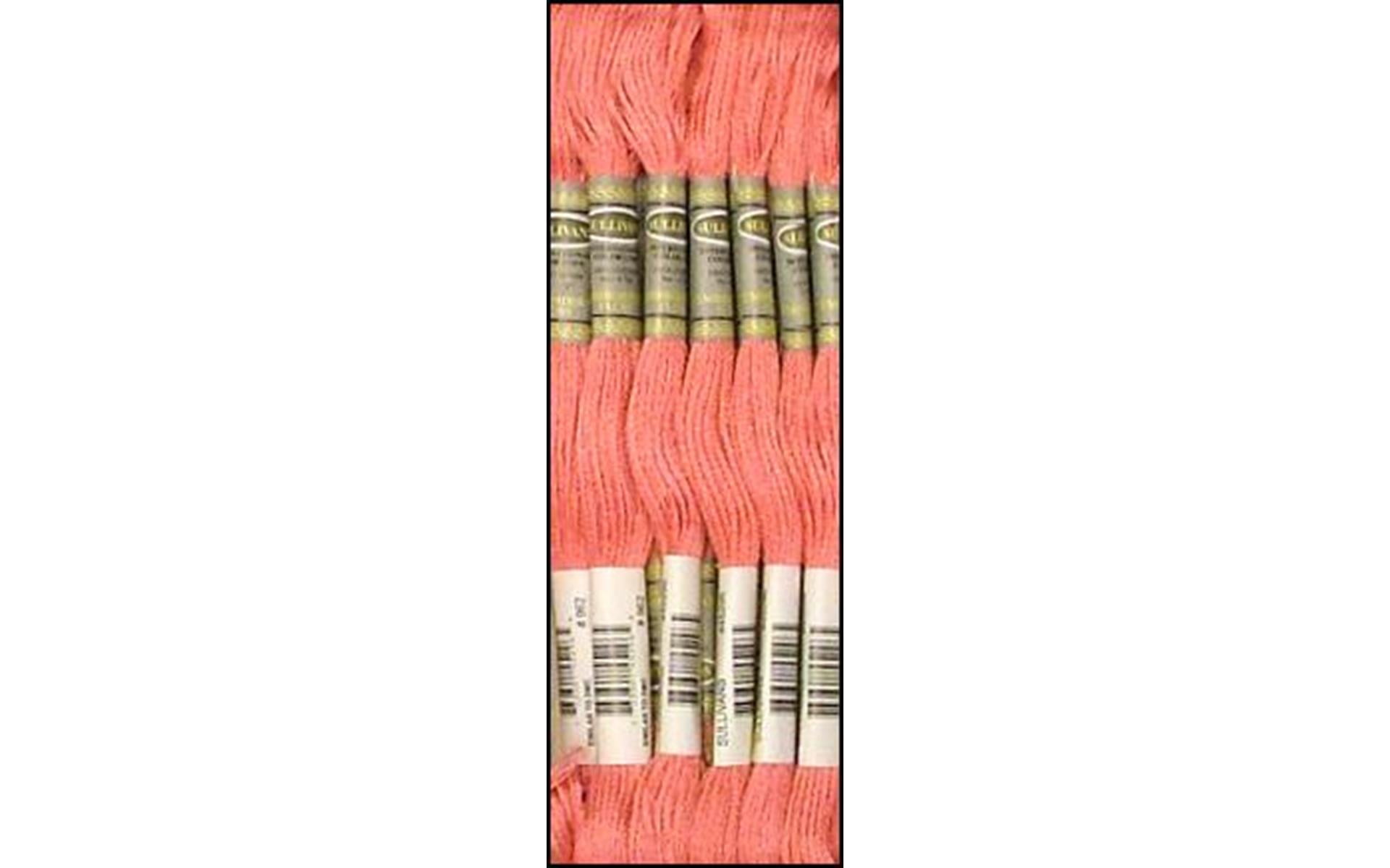 Sullivans 6-Strand Embroidery Cotton 8.7yd-Medium Dusty Rose - Walmart.com