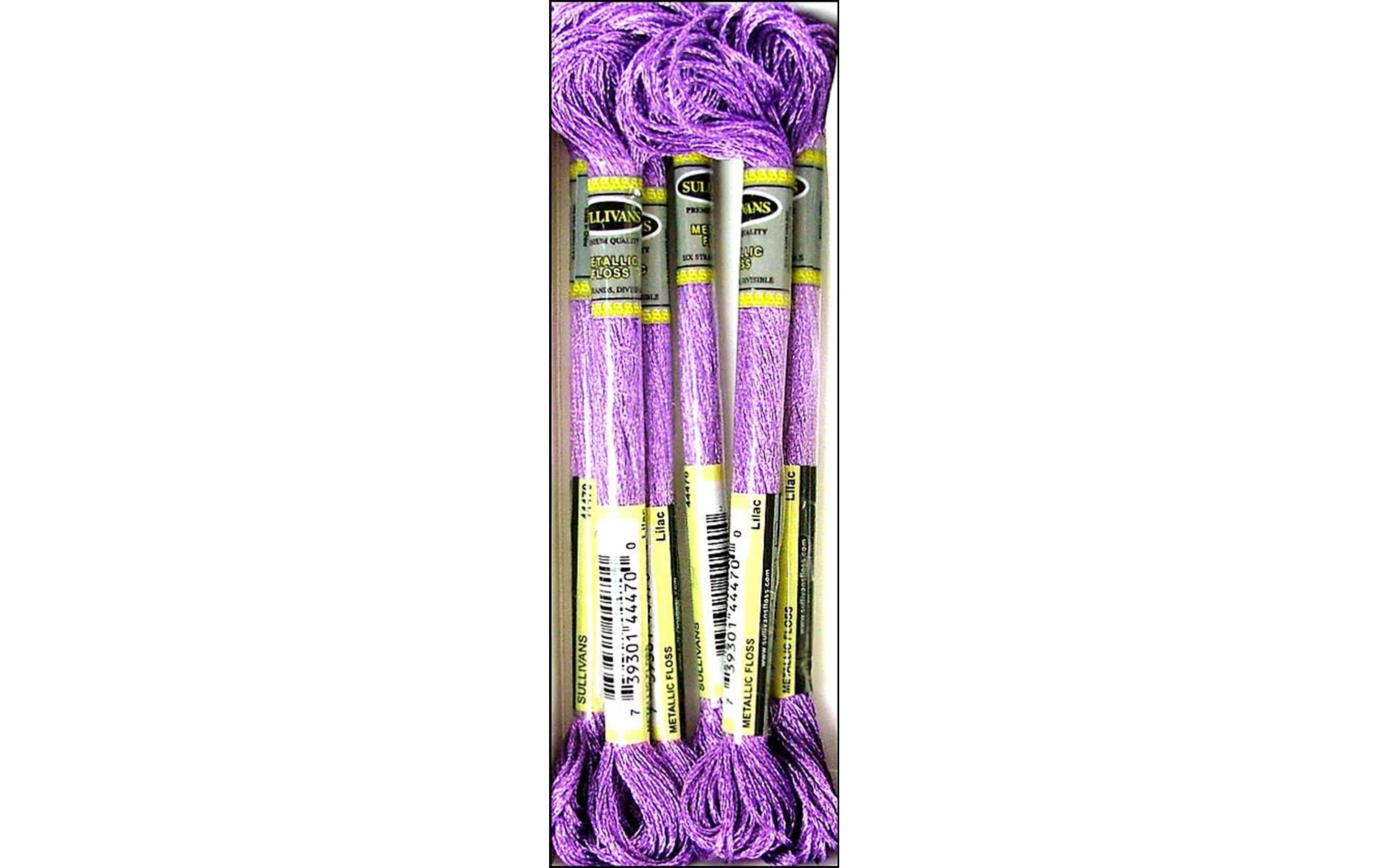 Sullivans Emb Floss 8.7yd Met Lilac - Walmart.com