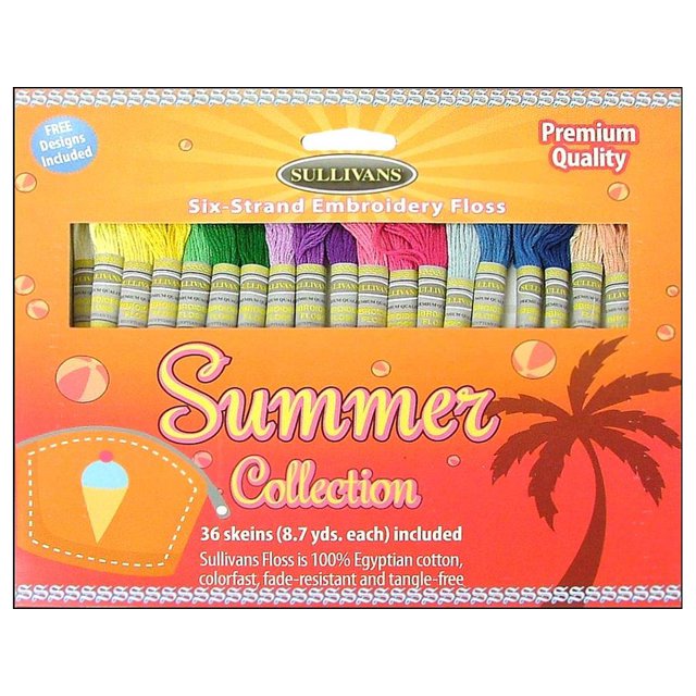 Sullivans Emb Floss Pack 36 Skeins Summer - Walmart.com