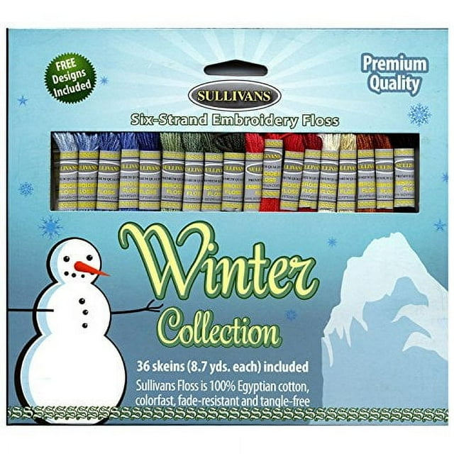 Sullivans Embroidery Floss Pack 36 Skeins Winter - Walmart.com
