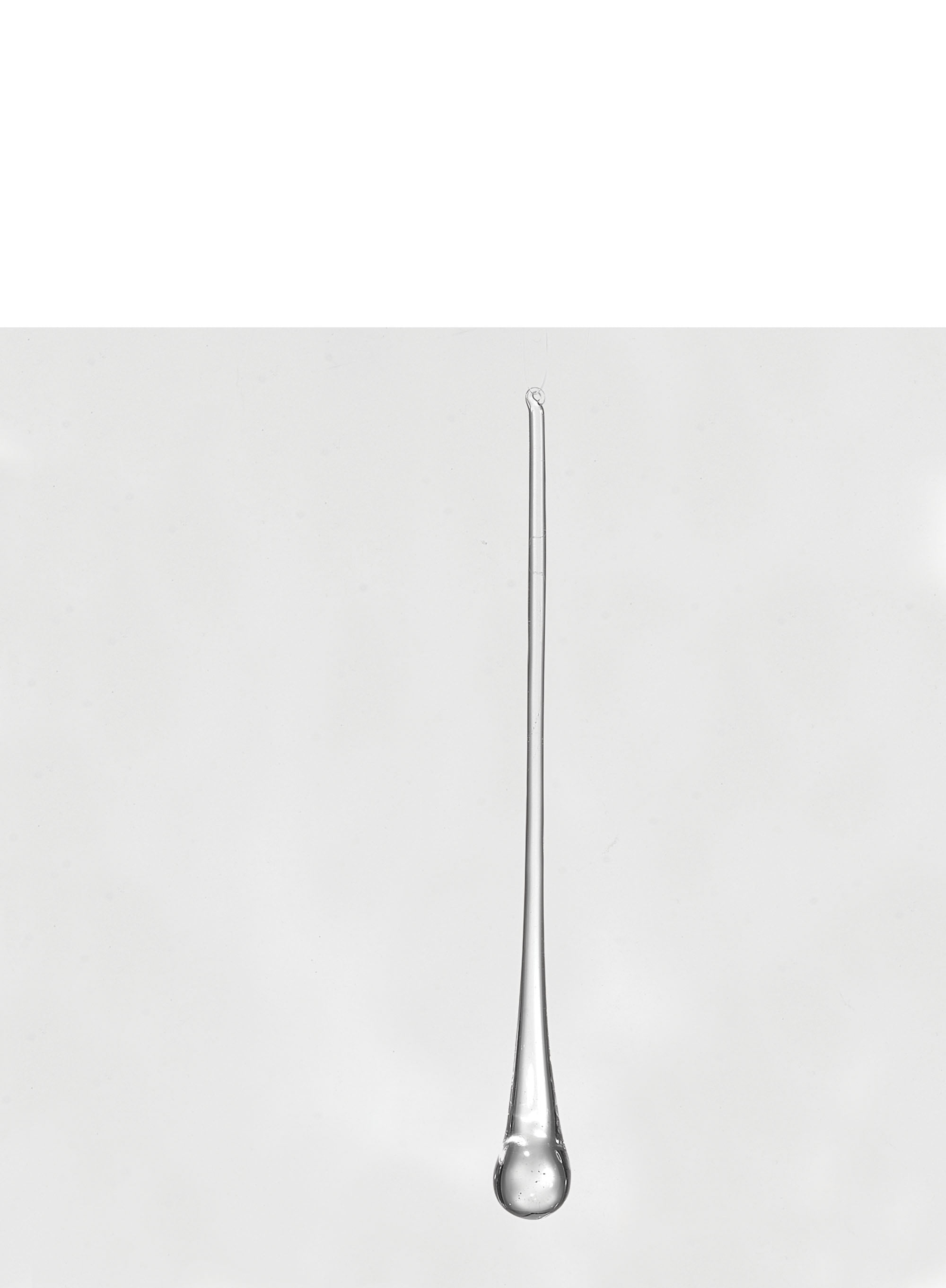 Sullivans Icicle Drop Glass Ornament 9.25H Clear - Walmart.com