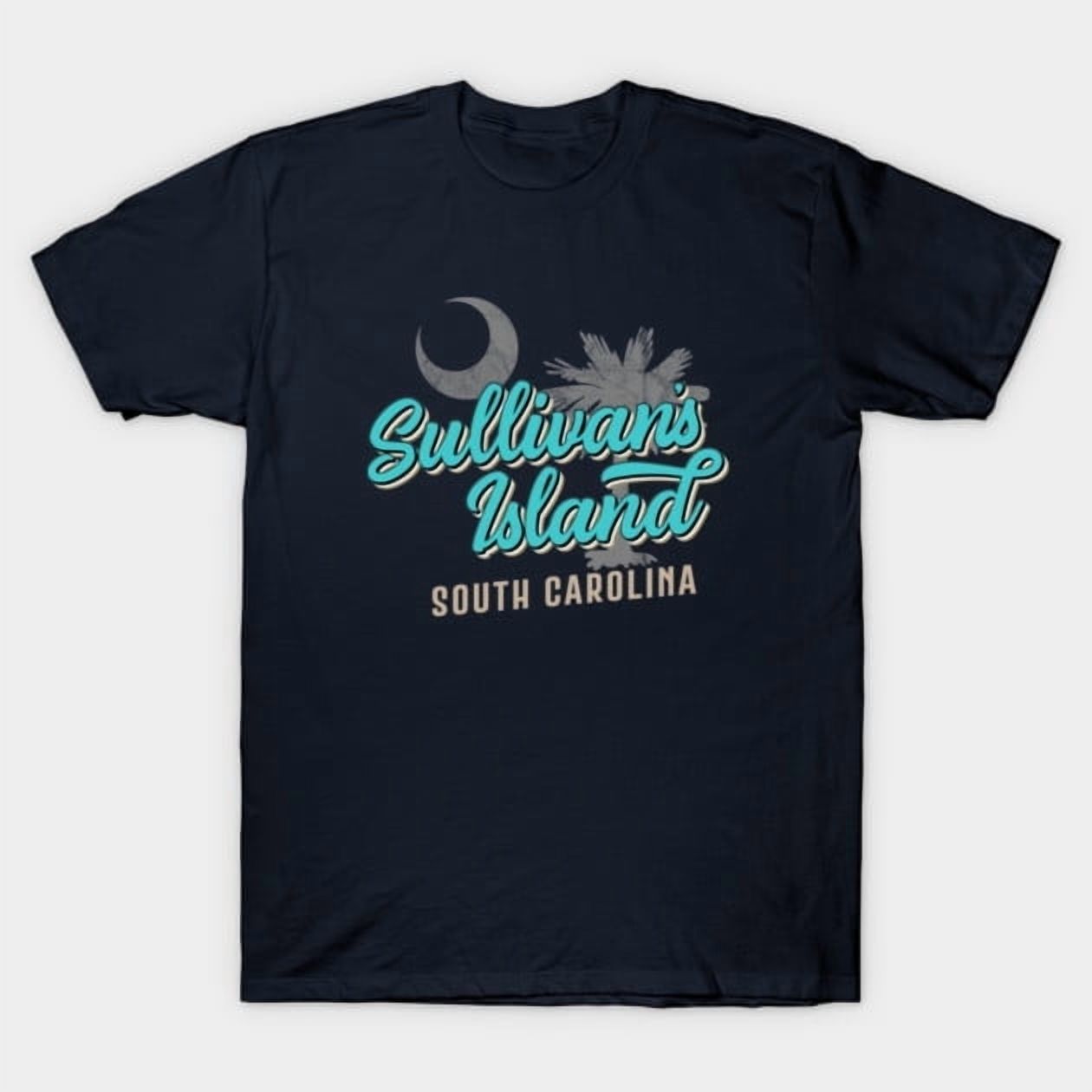Sullivans Island South Carolina Vintage Script Palmetto, H3760 Unisex T ...