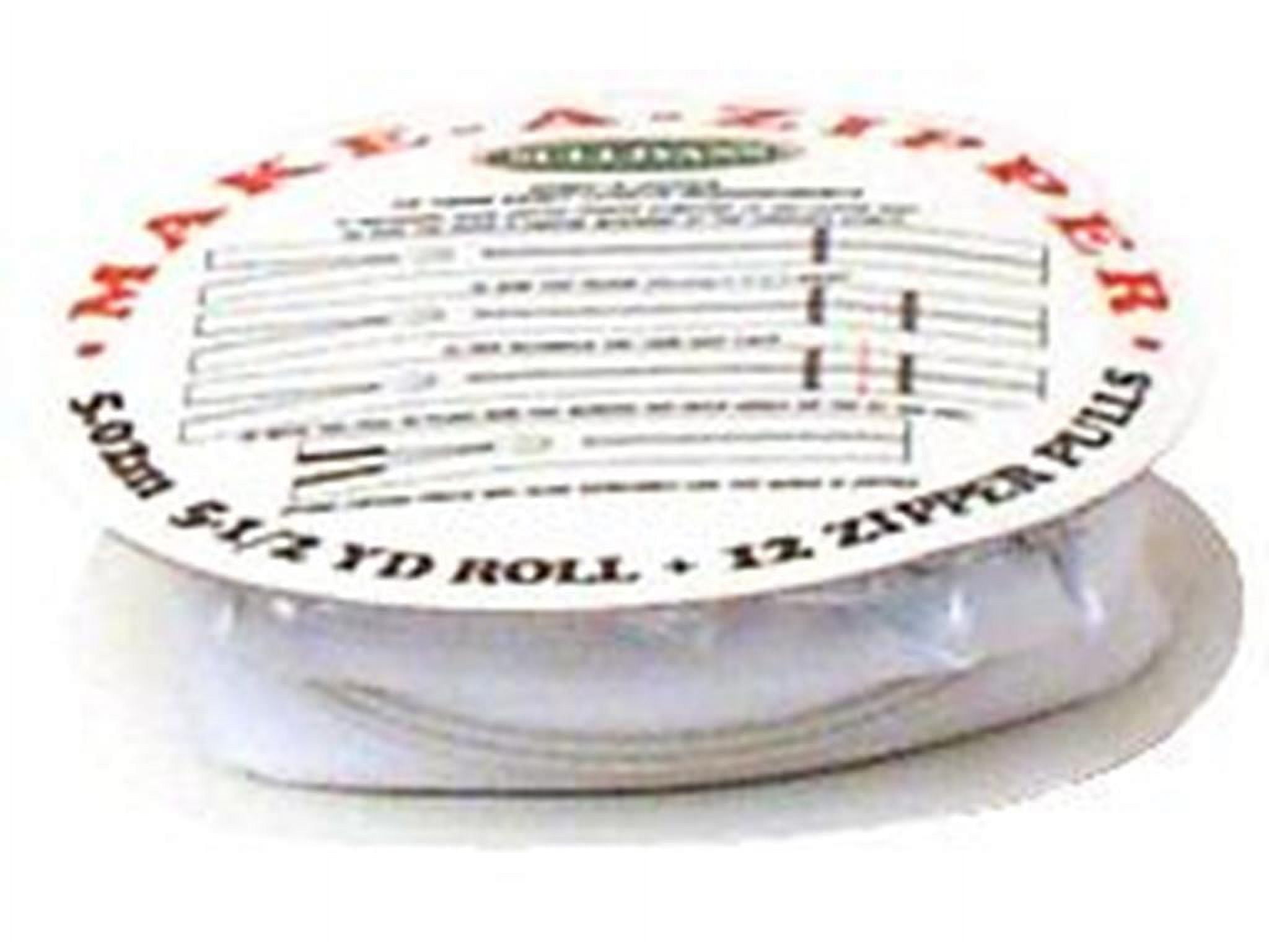 Sullivans Make-A-Zipper 5.5Yd Reel White - Walmart.com