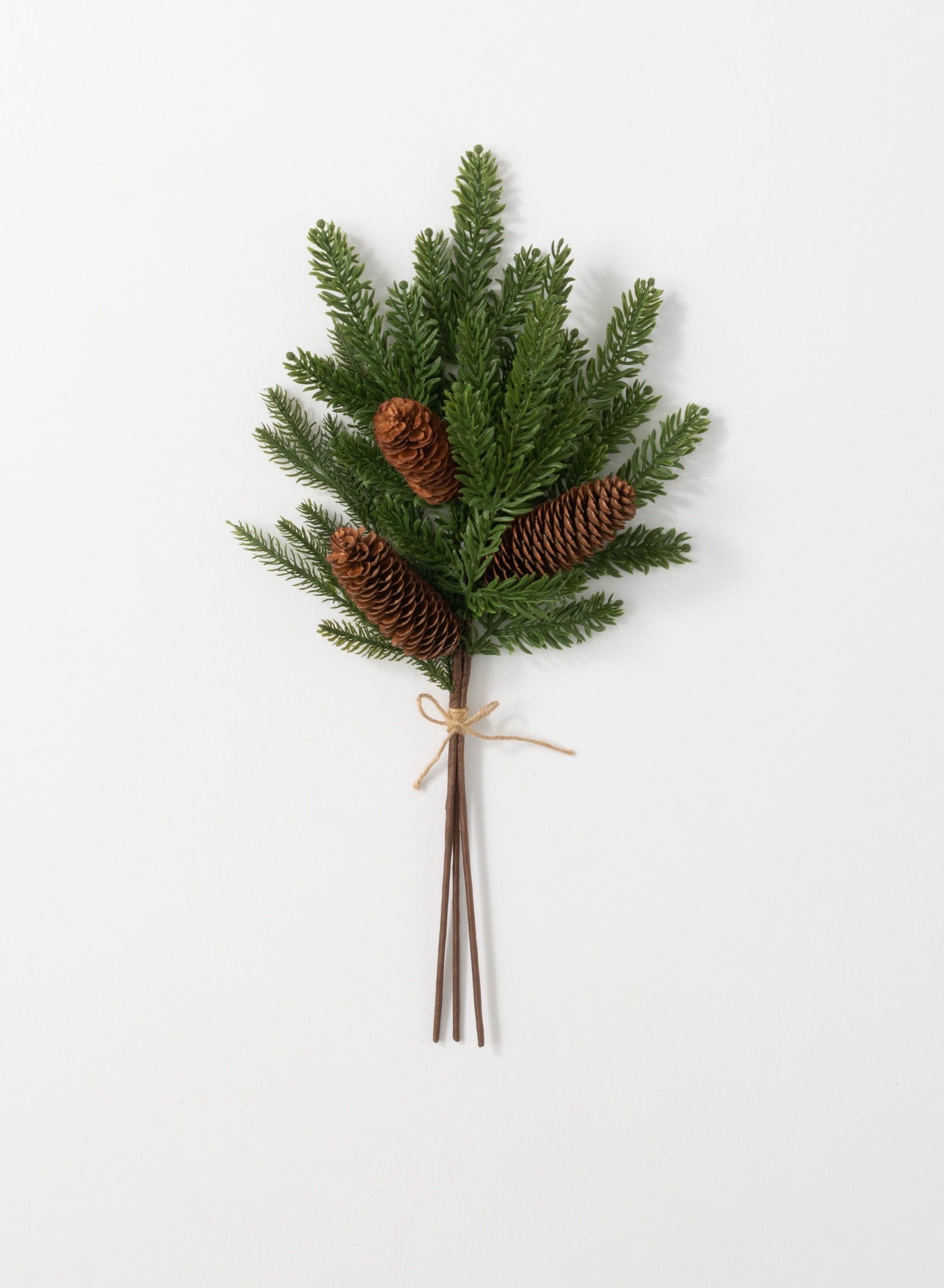 Sullivans Pine & Pinecone Artificial Stem 22"H Green - Walmart.com