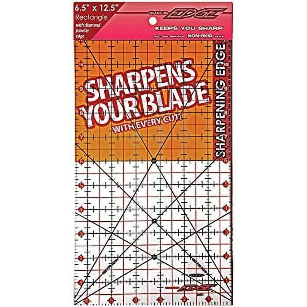 Sullivans The Cutting EDGE Clear Ruler, 6-1/2" x 12-1/2" - Walmart.com