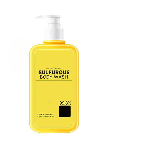 Sulfur Body Wash, Sulfur Shower Gel for Women and Men, Deep Clean ...
