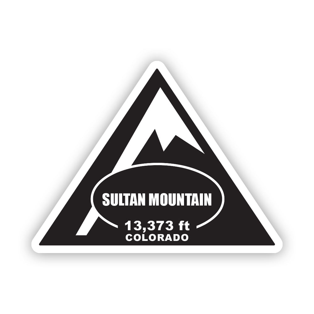 Sultan Mountain Sticker Decal - Self Adhesive Vinyl - Weatherproof ...