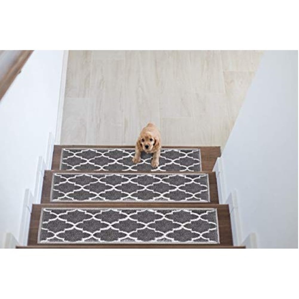 The Sultans Rugs Stair Treads Collection 9” x 28” Carpet Runner Strips ...
