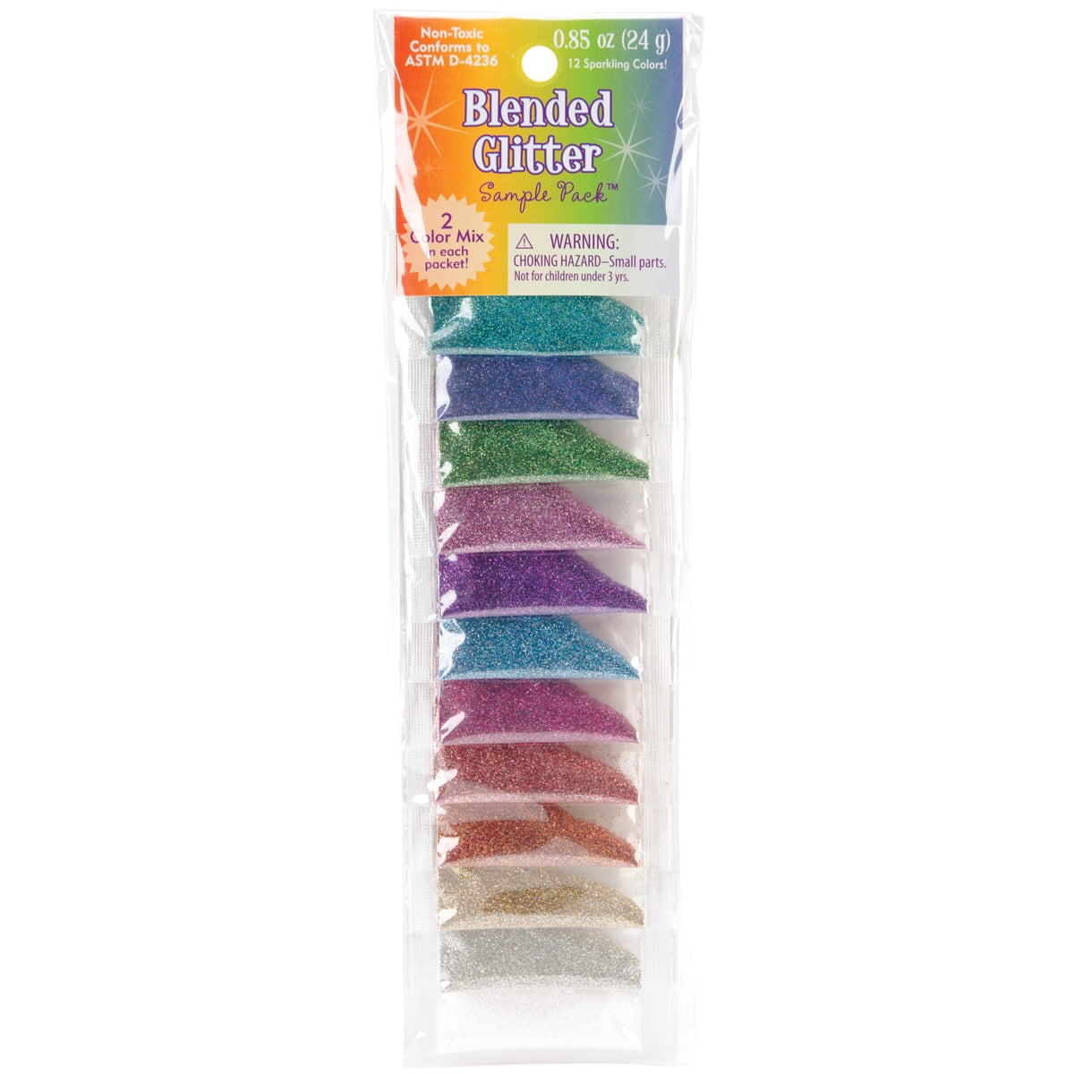 Sulyn Glitter Sample Pack 2g 12/Pkg-Blended - Walmart.com