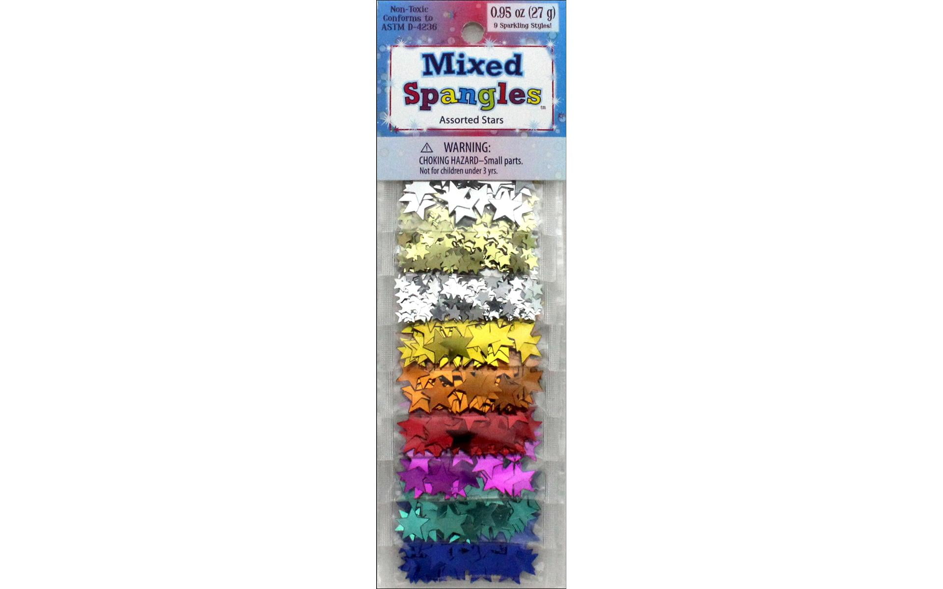 Sulyn Spangle Stars Sample Pack, Mixed Colors, 27 Grams, Crafts ...