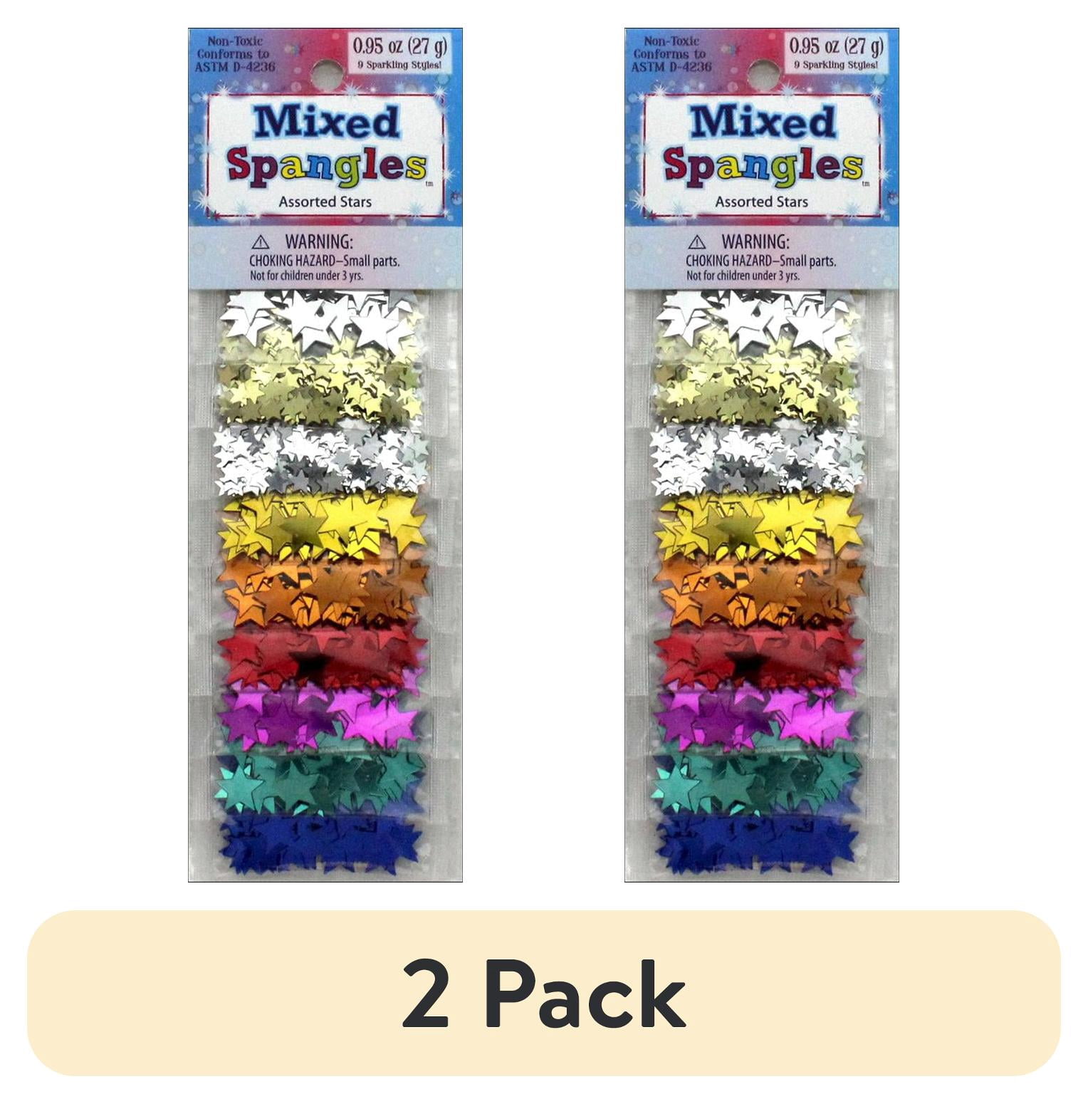(2 pack) Sulyn Sample Pack Mixed Spangle Stars - Walmart.com