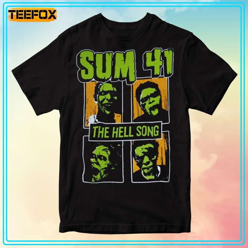 Sum 41 Band The Hell Song T-shirt - Walmart.com