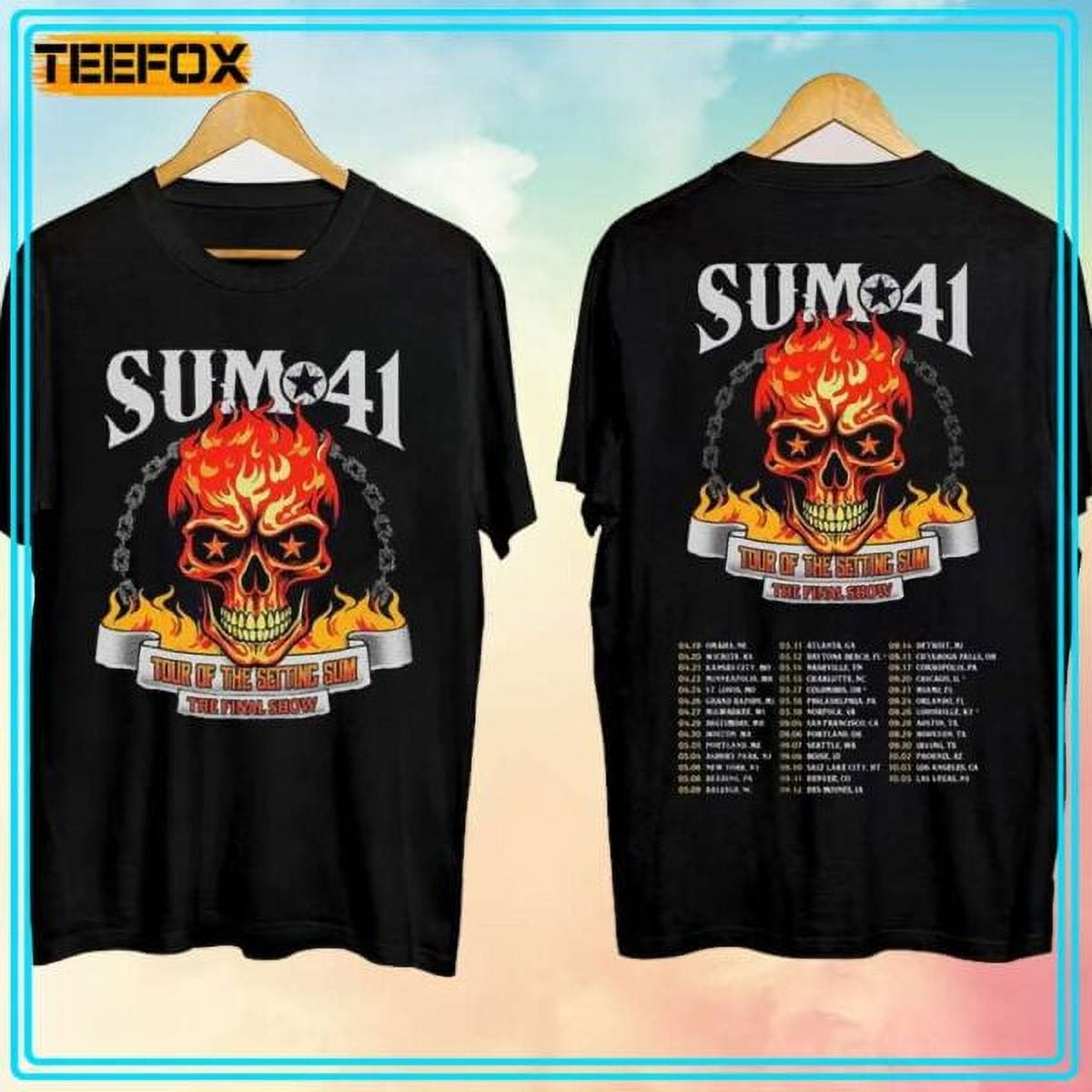 Sum 41 Tour Concert 2024-2025 T-Shirt - Walmart.com