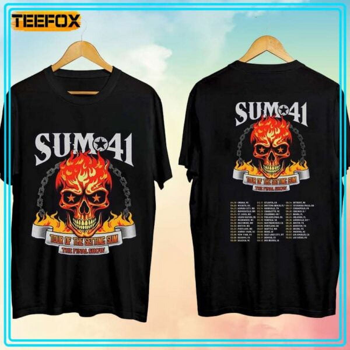 Sum 41 Tour Of The Setting Sum The Final Show 2024 – 2025 T-Shirt ...
