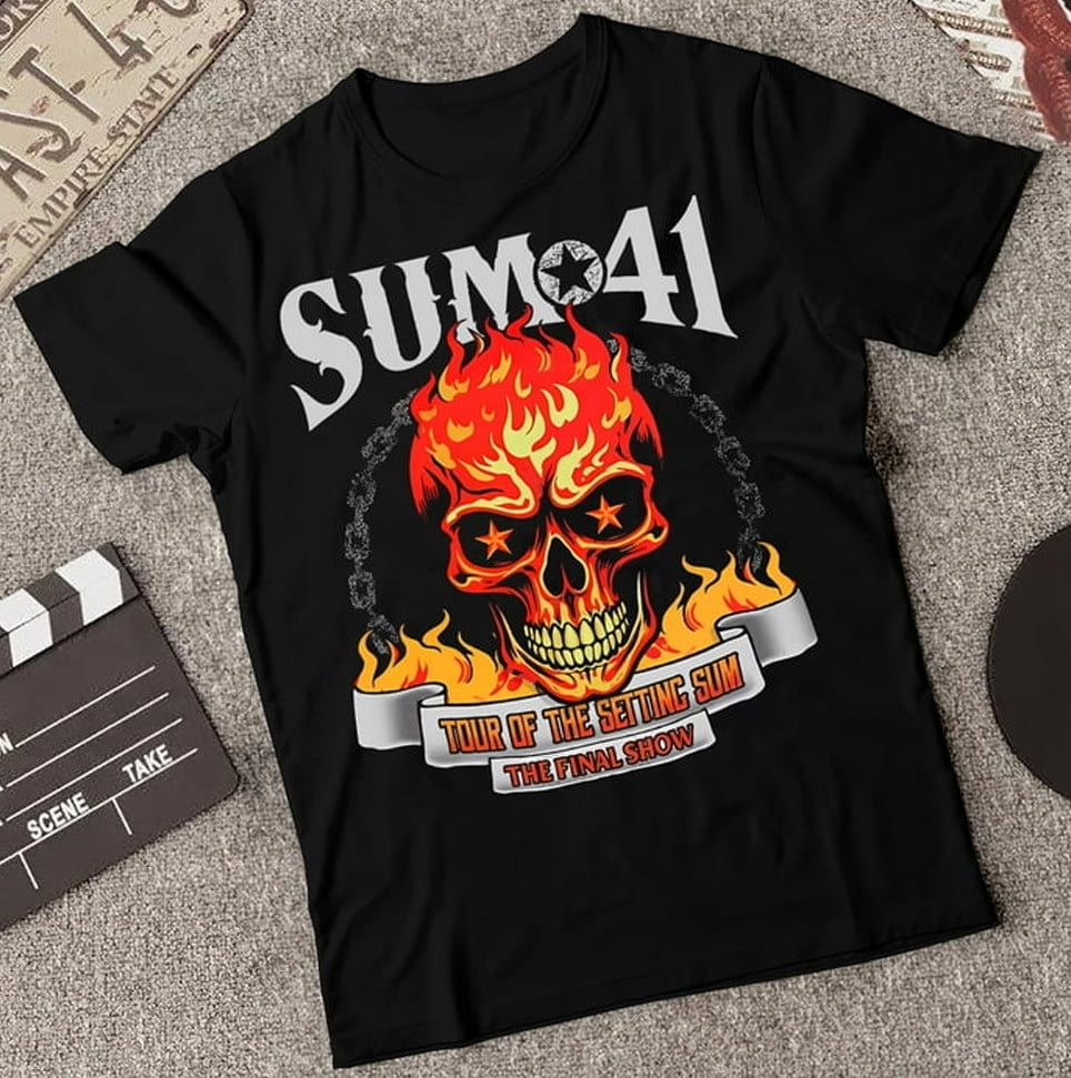 Sum 41 Tour of the Setting Sum 2024-2025 Tour t shirt KN470 - Walmart.com