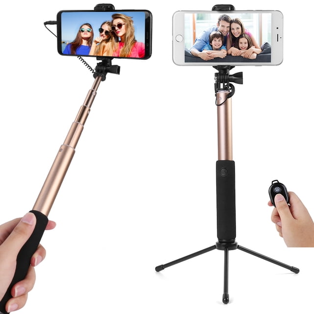 Sumaclife Universal Wireless Remote Control Selfie Stick And Mini ...