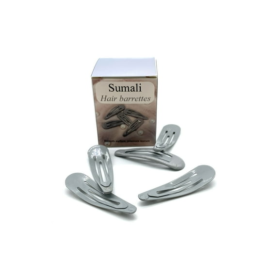 Sumali Hair barrettes Elegant and Functional Gray PP Hair Barrettes ...