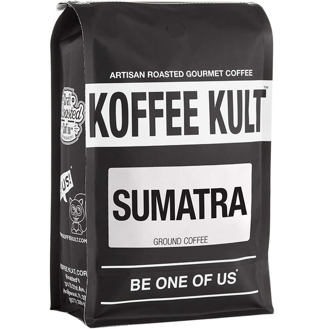 Sumatra Coffee Ground Dark Roast - Indonesian Roasted Single (Ground ...