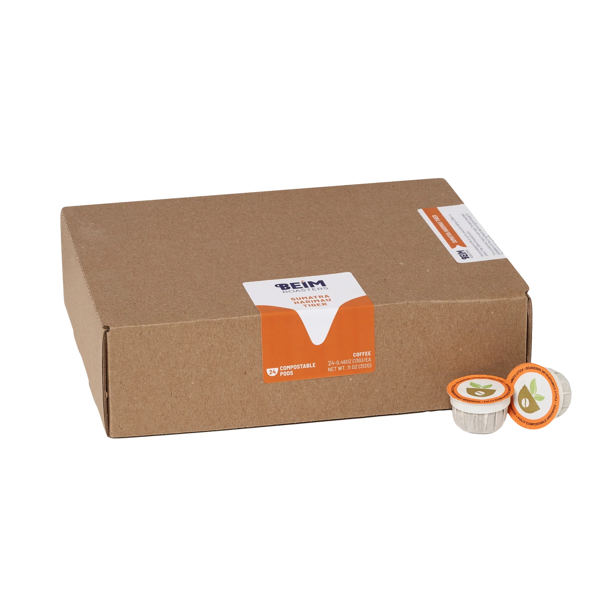Sumatra Harimau Tiger, 100% Compostable Pods - Walmart.com