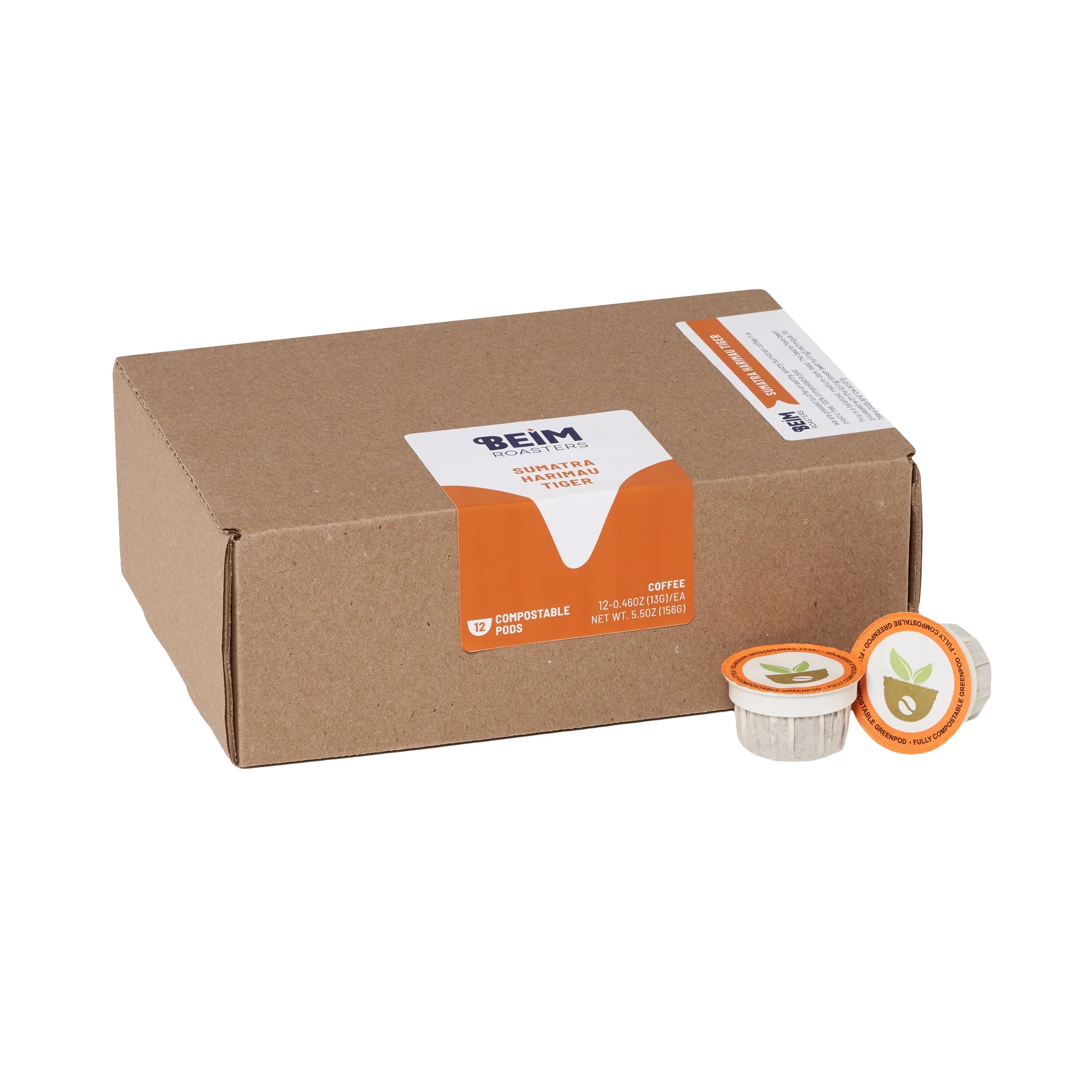 Sumatra Harimau Tiger, 100% Compostable Pods - Walmart.com