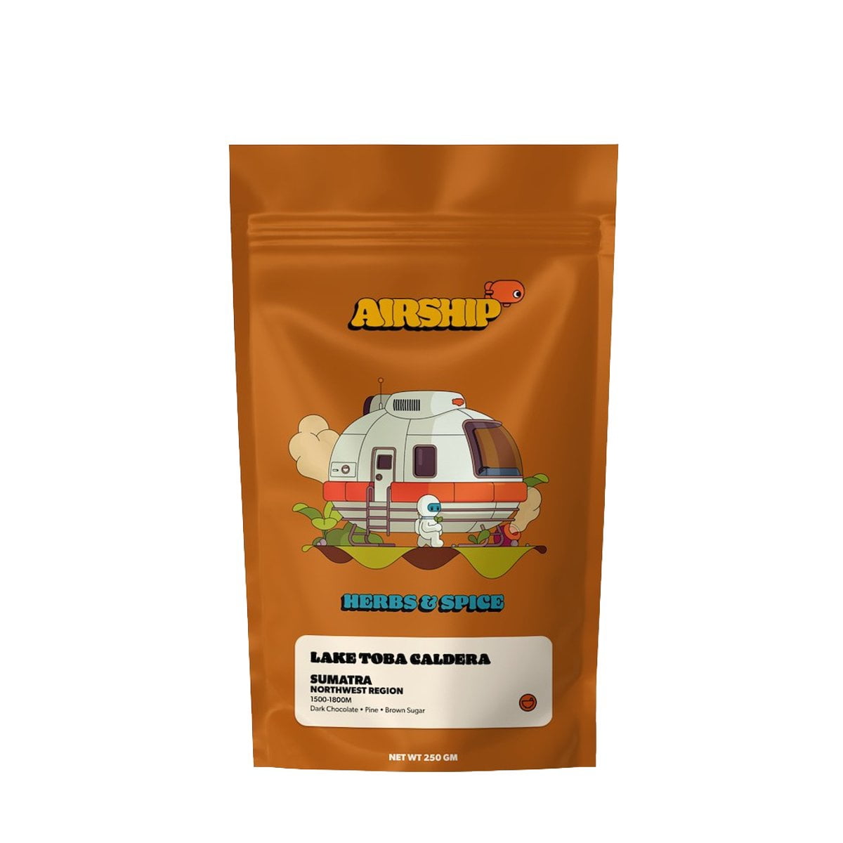 Sumatra Lake Toba Caldera - Roasted by Airship Coffee - Freshly Ground ...