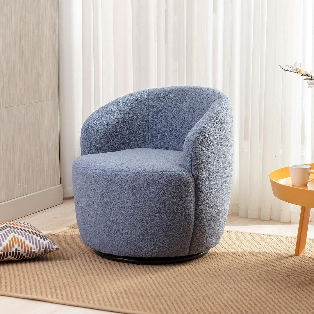 Sumdeal Club Swivel Barrel Chair Chair, Round Accent Sofa Chair, Modern ...