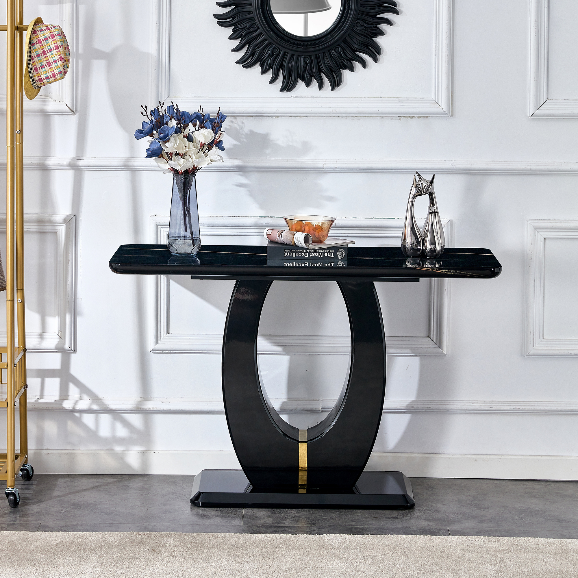 Sumdeal Modern Console Table for Entryway,47" Console Entryway Table w ...