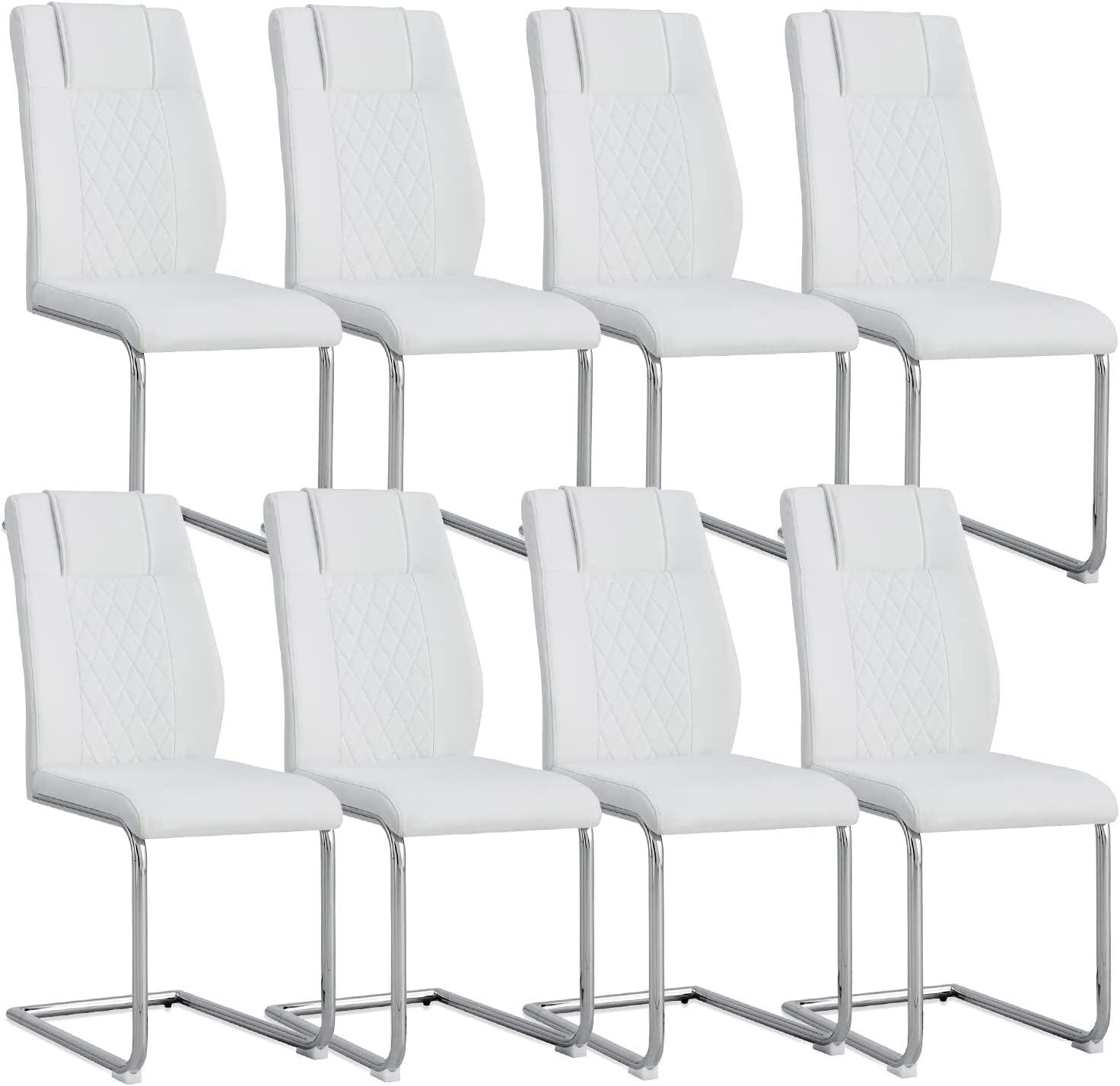 Sumdeal Modern Dining Chairs set of 8 ,Dining Chairs, Metal Kitchen ...