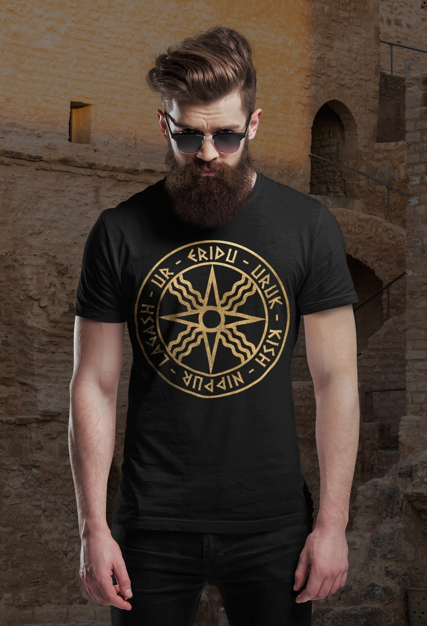 Sumer Ancient Mesopotamian Cities God Utu Symbol T-Shirt - Walmart.com