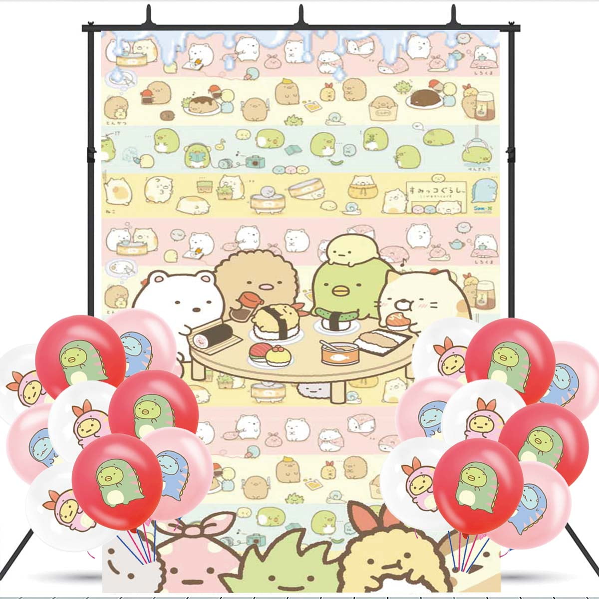 Sumikko Gurashi Taspestry Poster Banner Backdrop Background Birthday ...