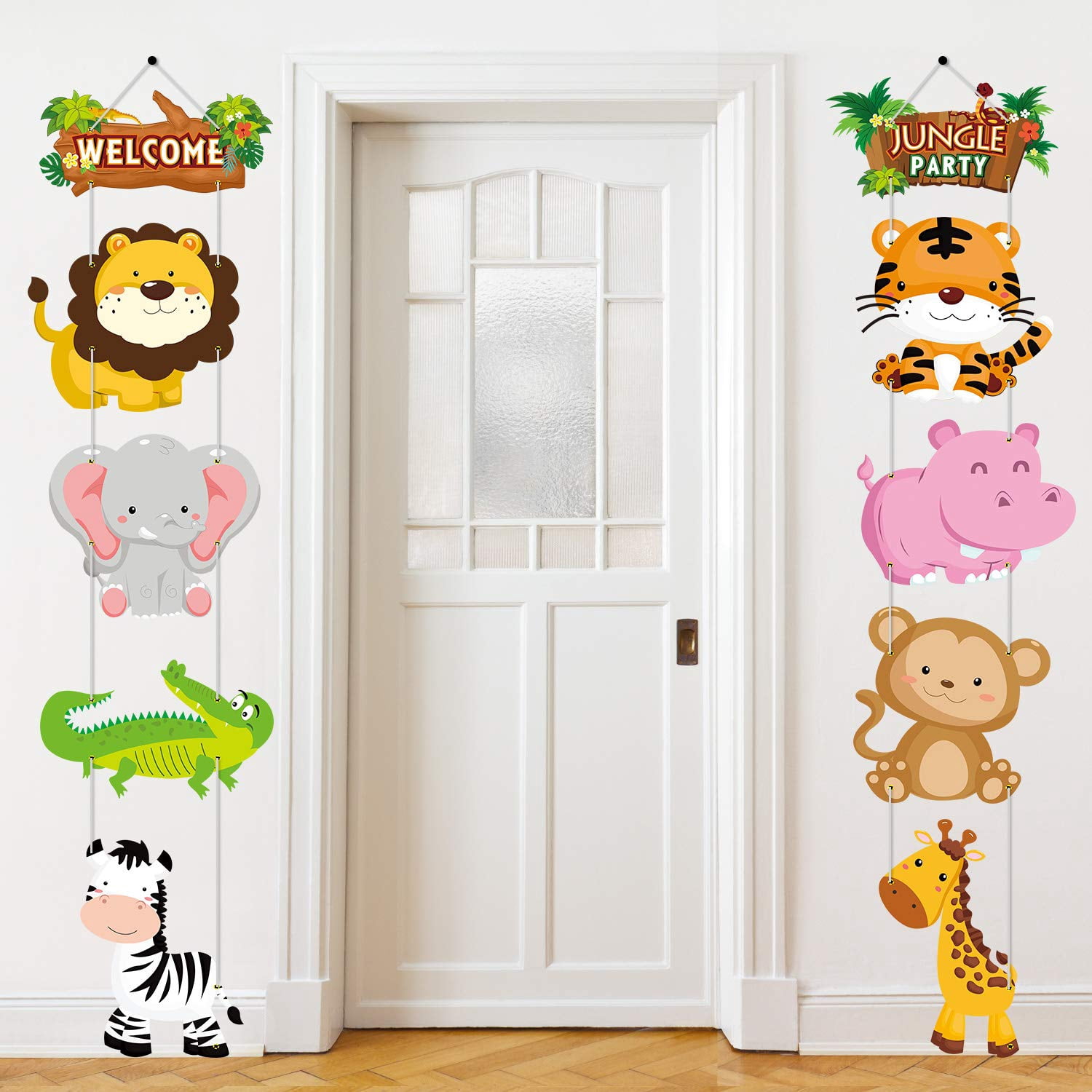Sumind Jungle Animal AJH3 Theme Party Supplies Woodland Animal Cutouts ...