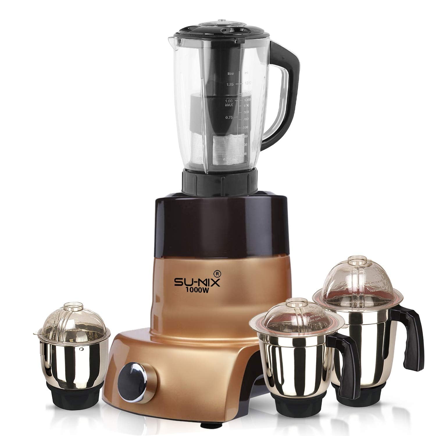 Sumix 1000 Watts with4 Jar 1 Juicer Jar 1 Large Steel Jar 1 Medium Jar 1 Chutney Jar Make in ...