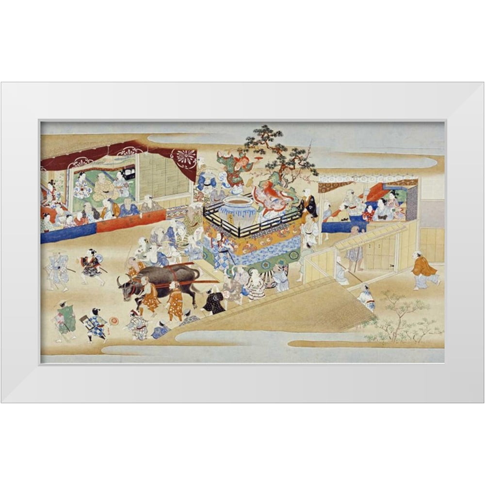Sumiyoshi School 24x16 White Modern Wood Framed Museum Art Print Titled ...