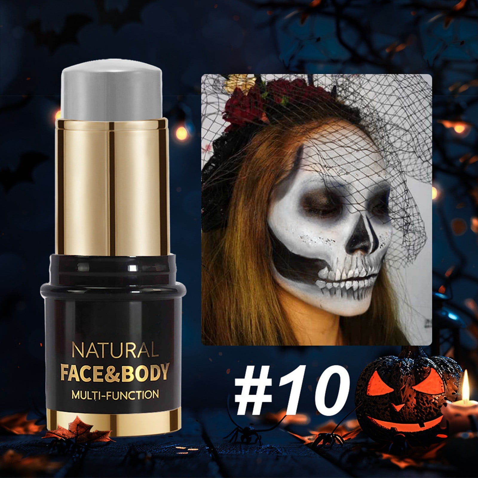 Sumllary 12 Colors Fluorescent Paint Sticks Face Body Paint Stage Party ...