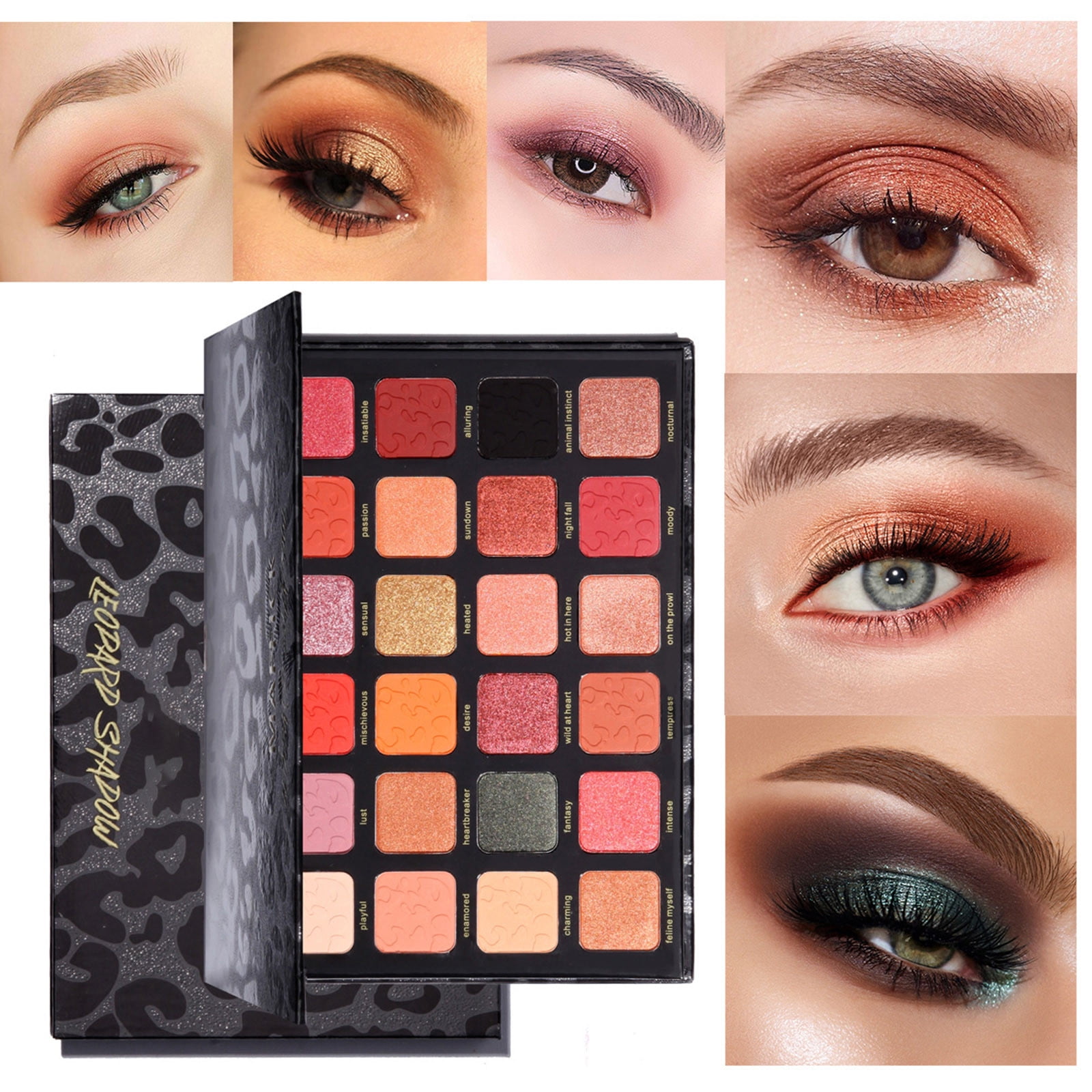 Sumllary 24 Color Eye Shadow Super Fire Pearl Bright Eye Shadow Soft ...