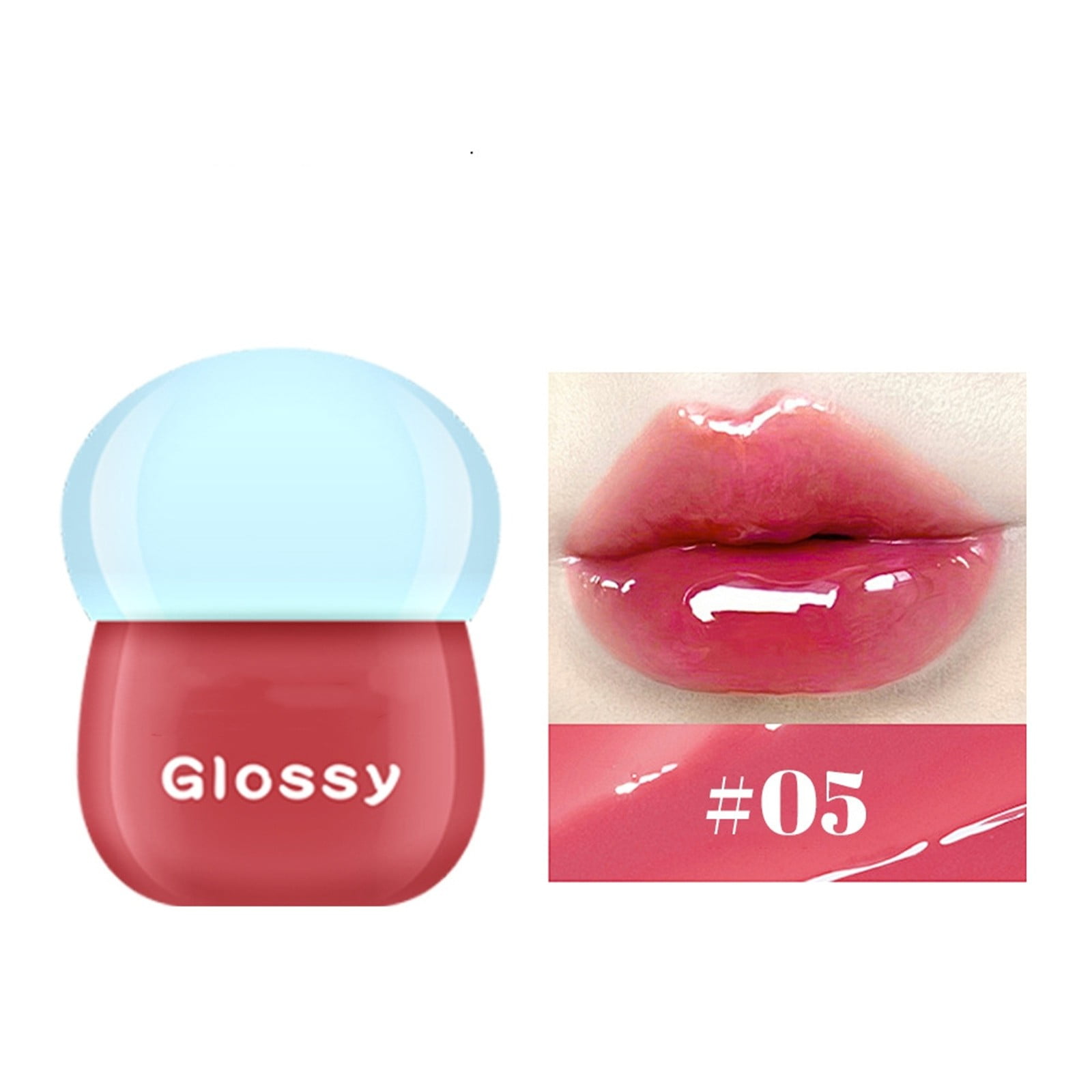 Sumllary $4 Items Lip Gloss Long Lasting Jelly Lip Mud Jelly Texture ...